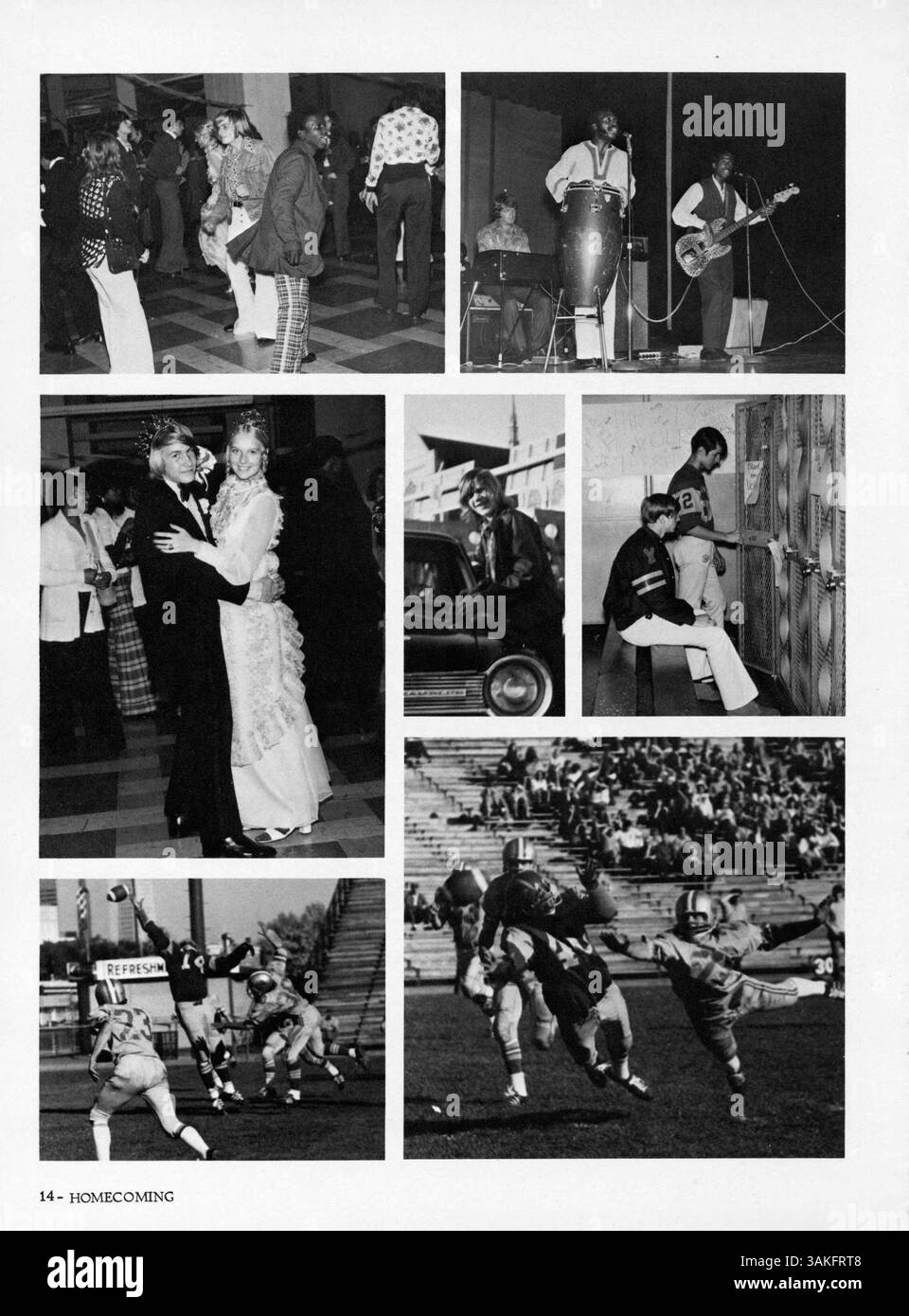 This high school yearbook from 1974 documents the students, teachers ...