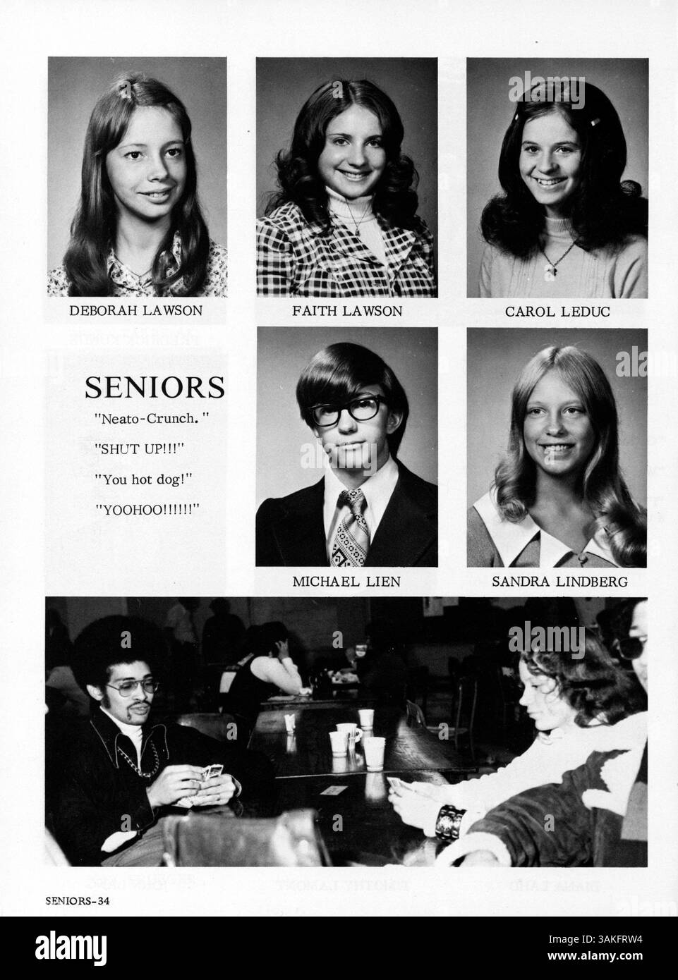 The 1974 *Trade Wind* yearbook captures key events from the 1973-1974 ...