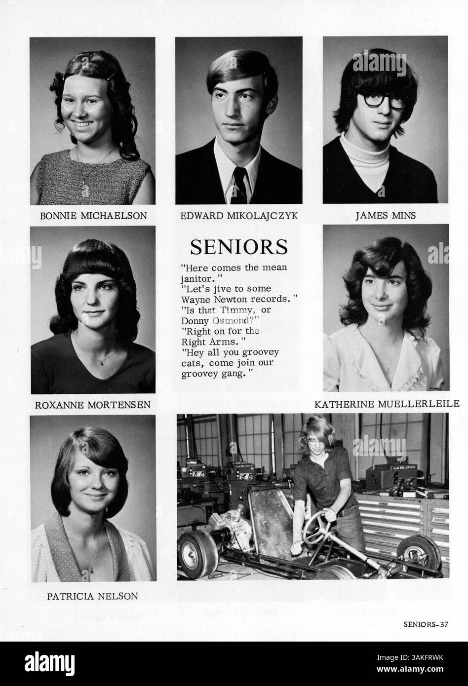 The *Trade Wind* yearbook from 1974 records key moments from the ...