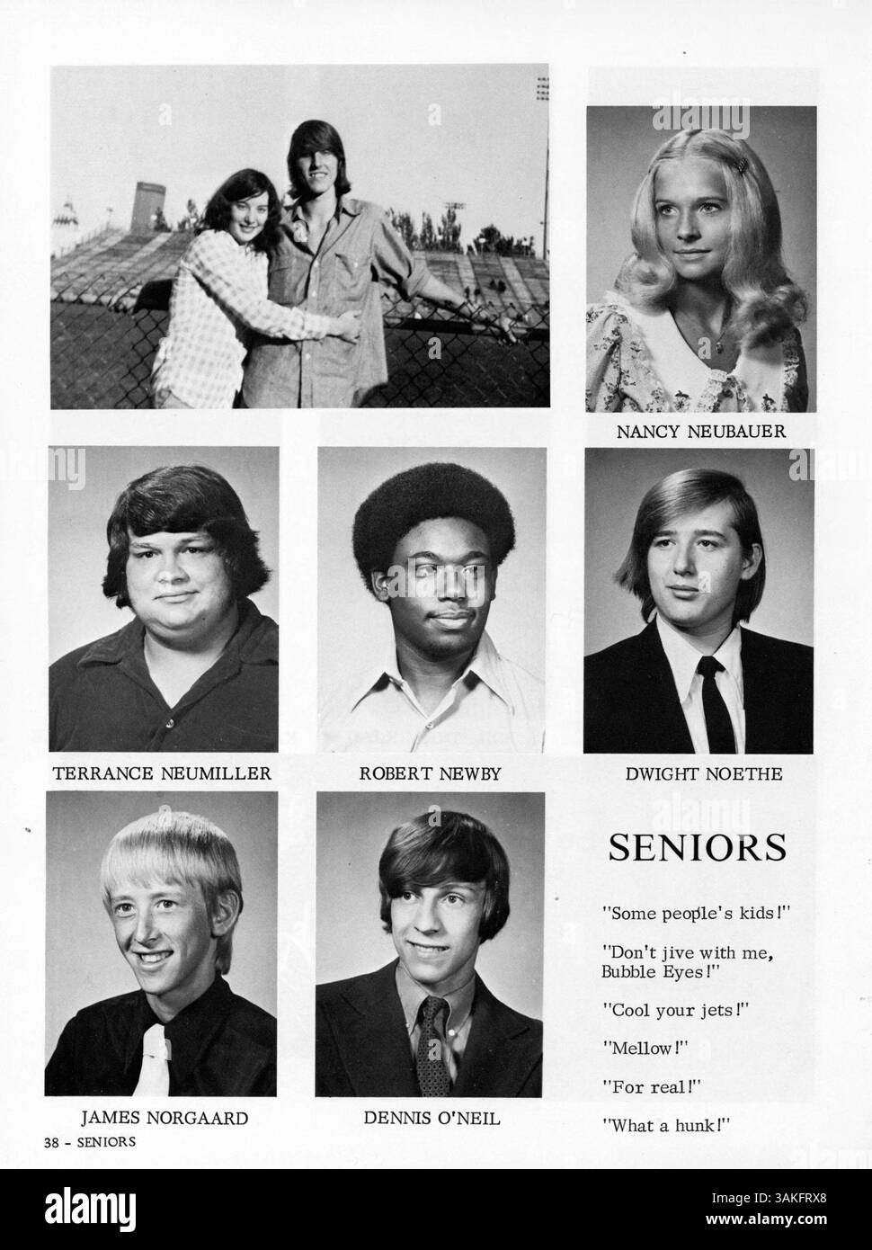 The 1974 *Trade Wind* yearbook from a vocational high school highlights ...