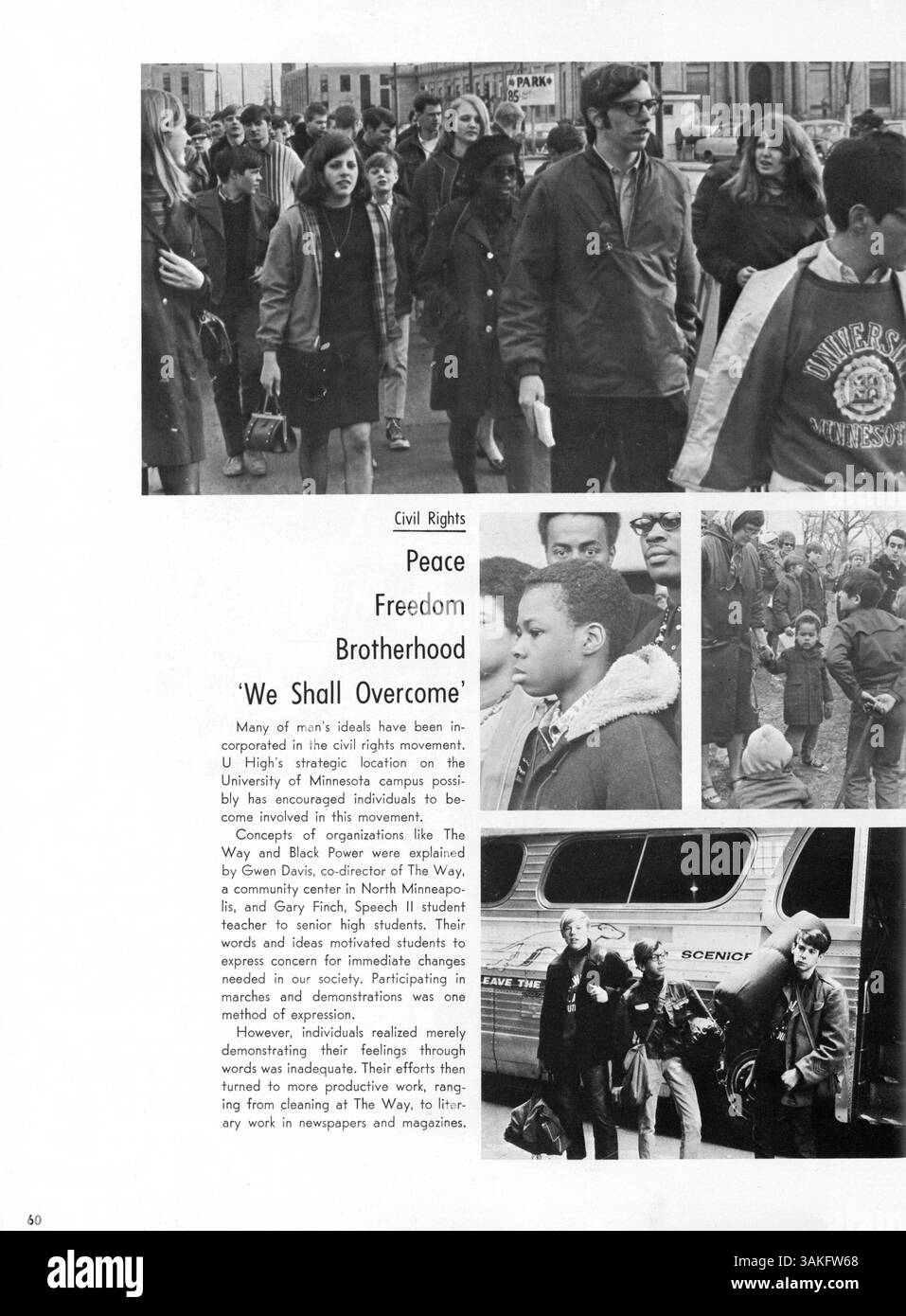 The 1968 University High Yearbook, titled Bisbila 68, captures the 1967 ...