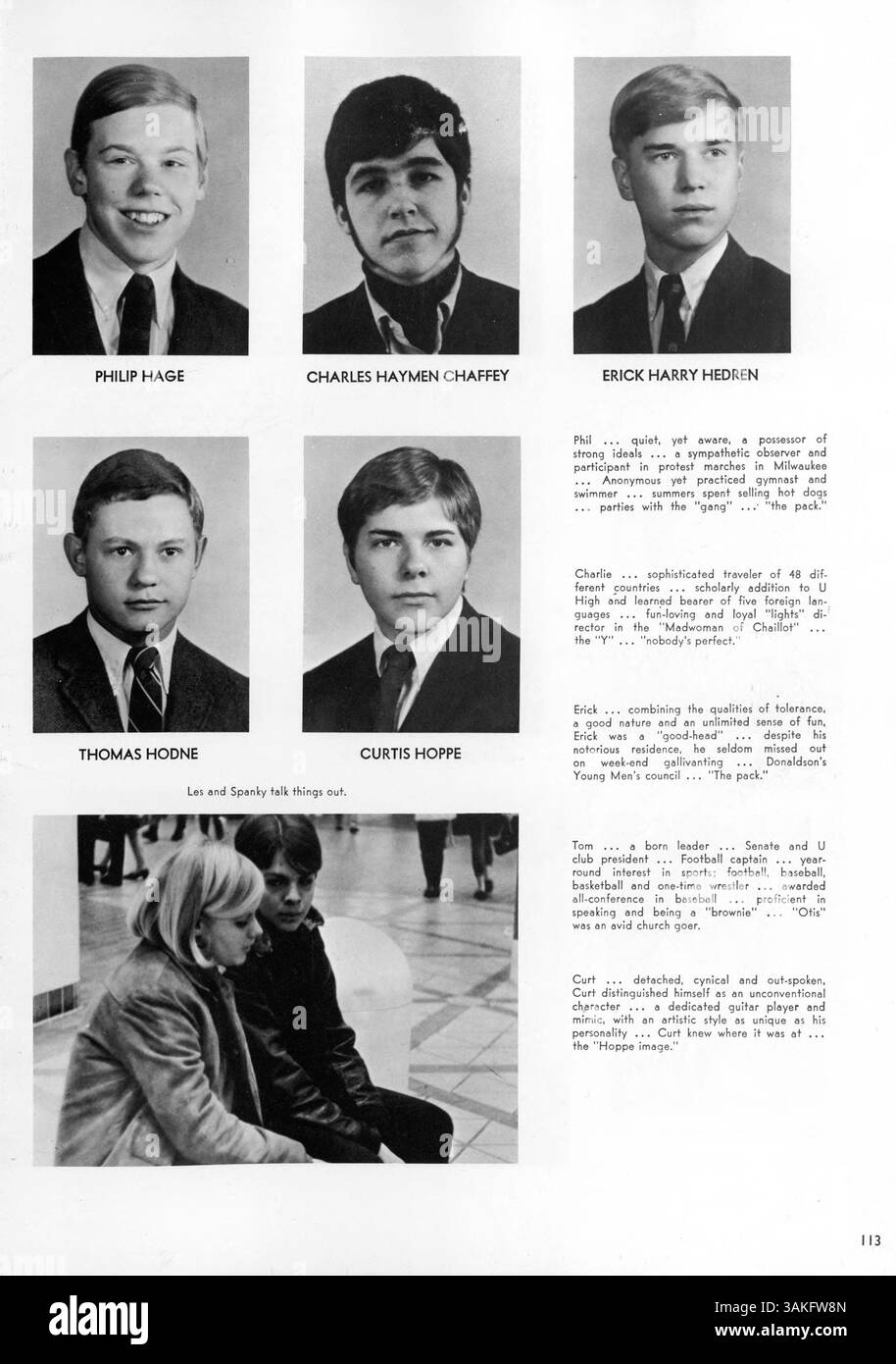 The 1968 Bisbila yearbook from University High documents the student ...
