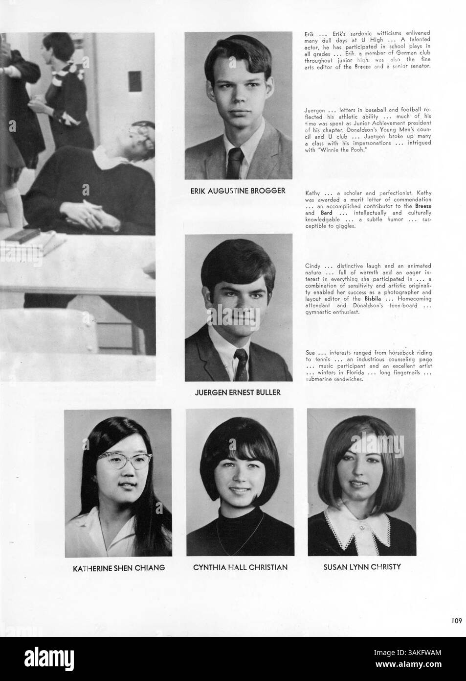The 1968 University High Yearbook, Bisbila 68, documents the school ...