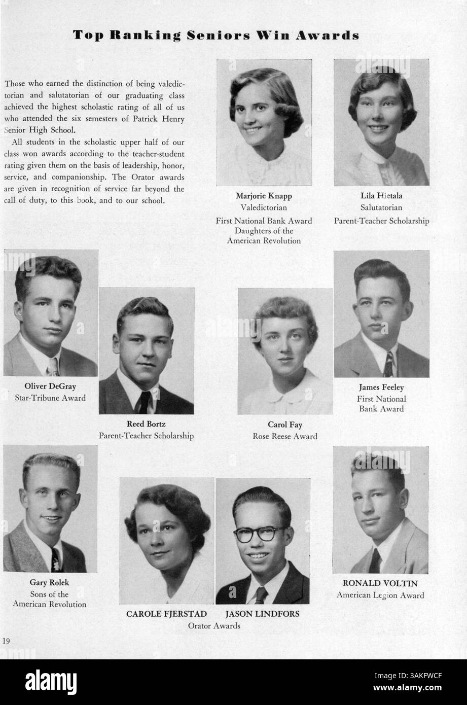 This 1951 high school yearbook captures students, teachers, athletics ...