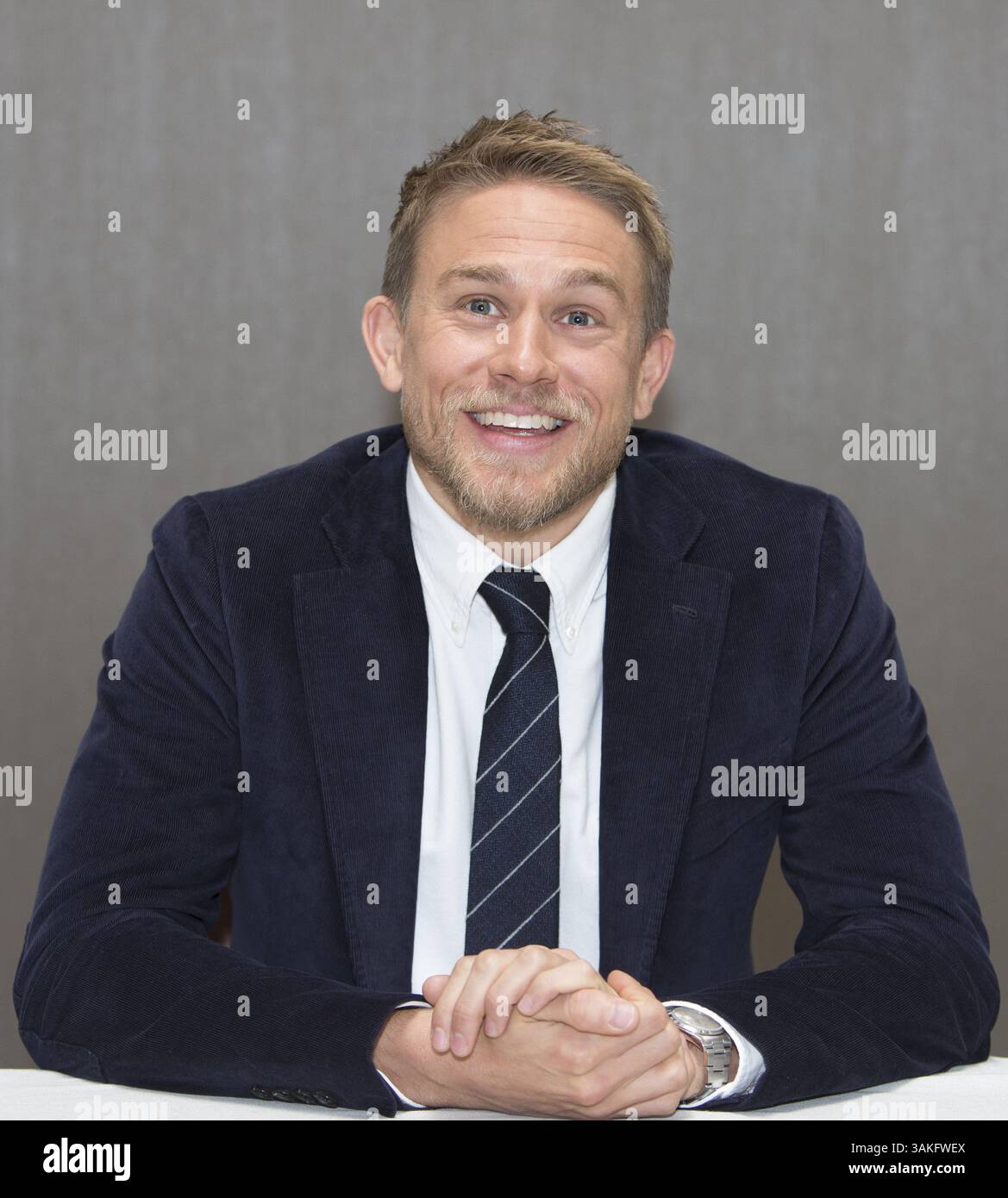 April 30, 2017 - Hollywood, California, U.S. - CHARLIE HUNNAM promotes ...