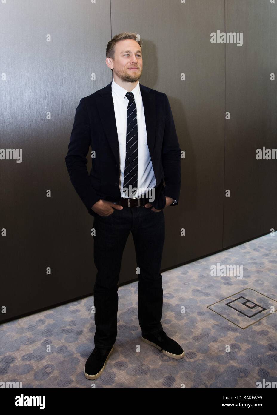April 30, 2017 - Hollywood, California, U.S. - CHARLIE HUNNAM promotes ...