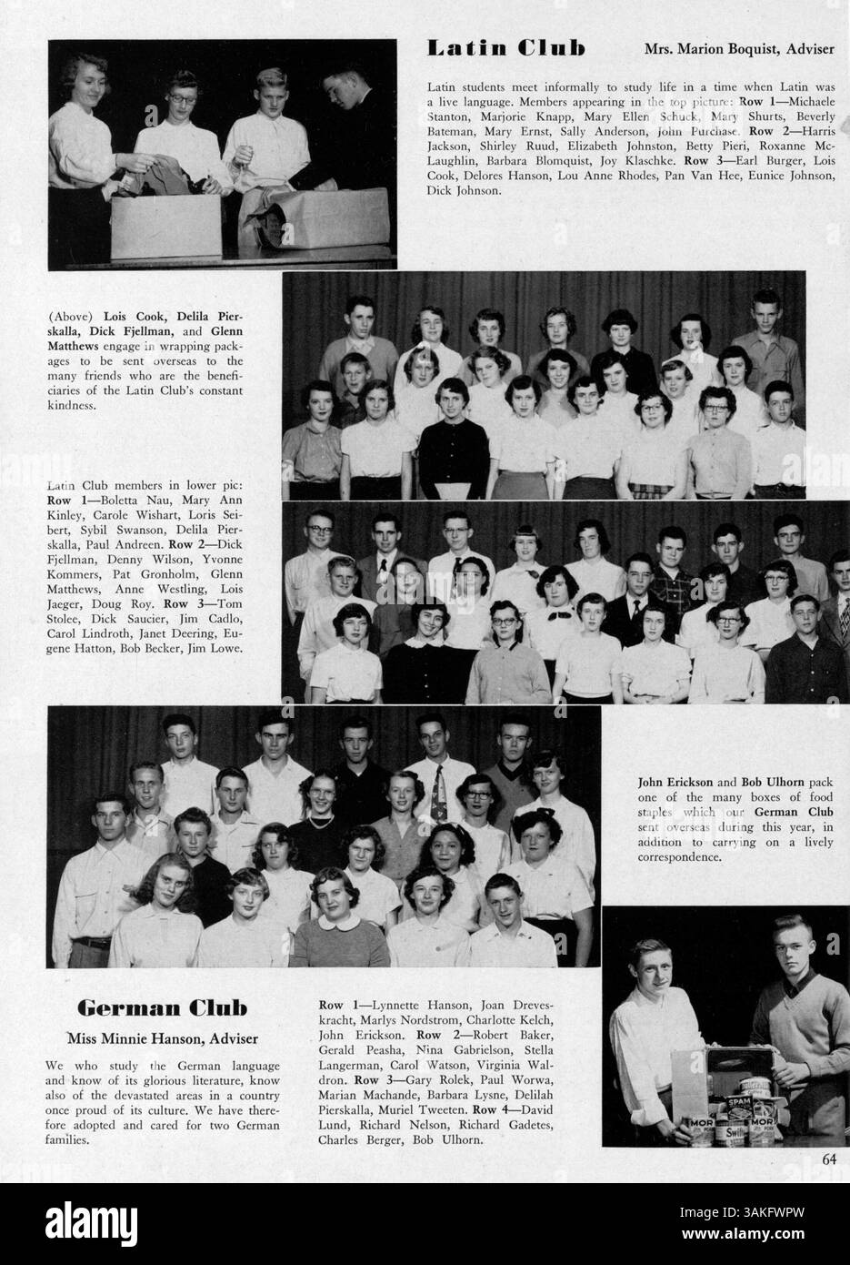 This 1951 high school yearbook from Patrick Henry High captures the ...