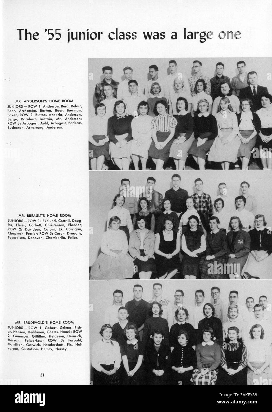 This 1956 yearbook captures the school year's major events, featuring ...