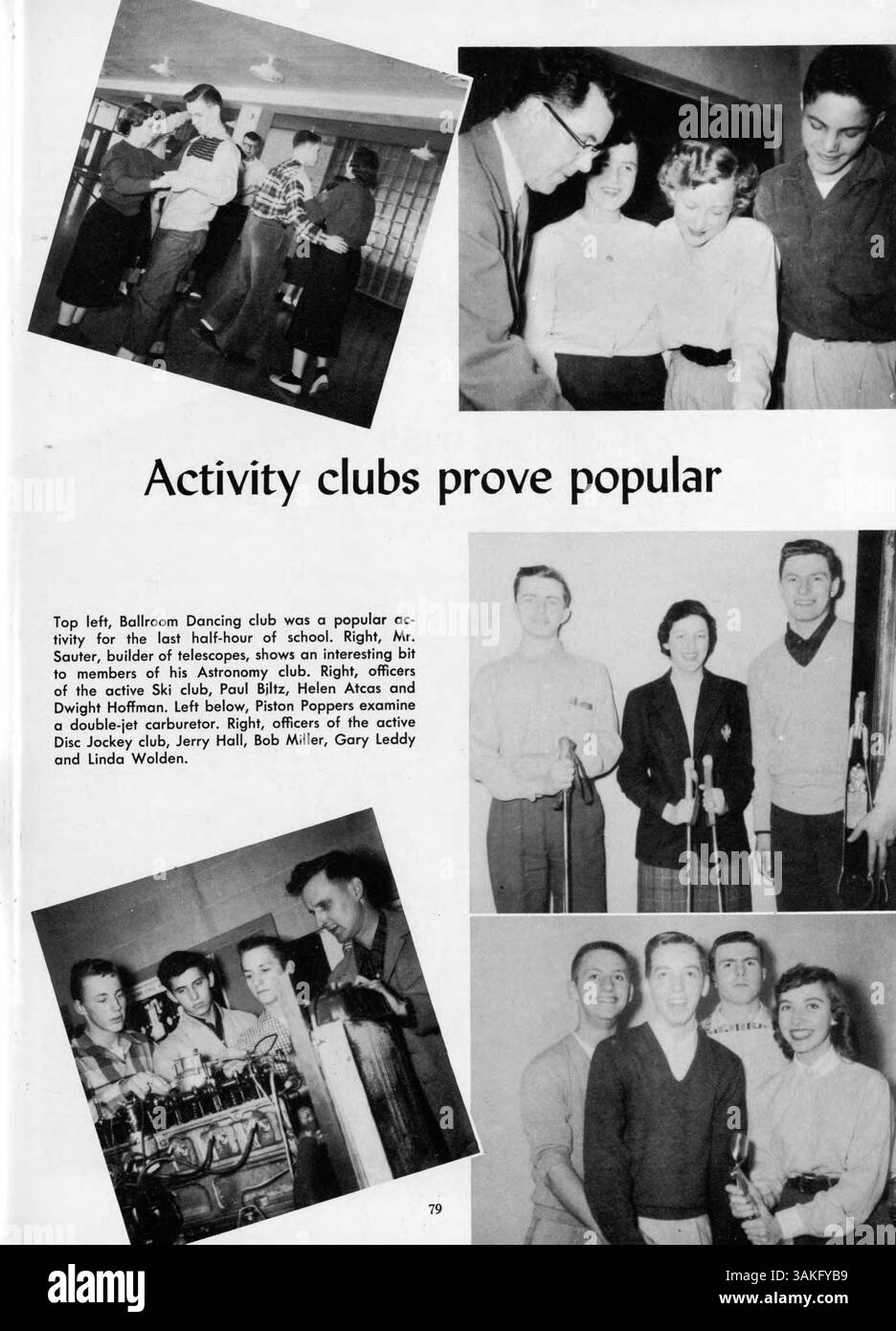 The 1956 'Warrior' yearbook documents the 1955-1956 academic year at ...