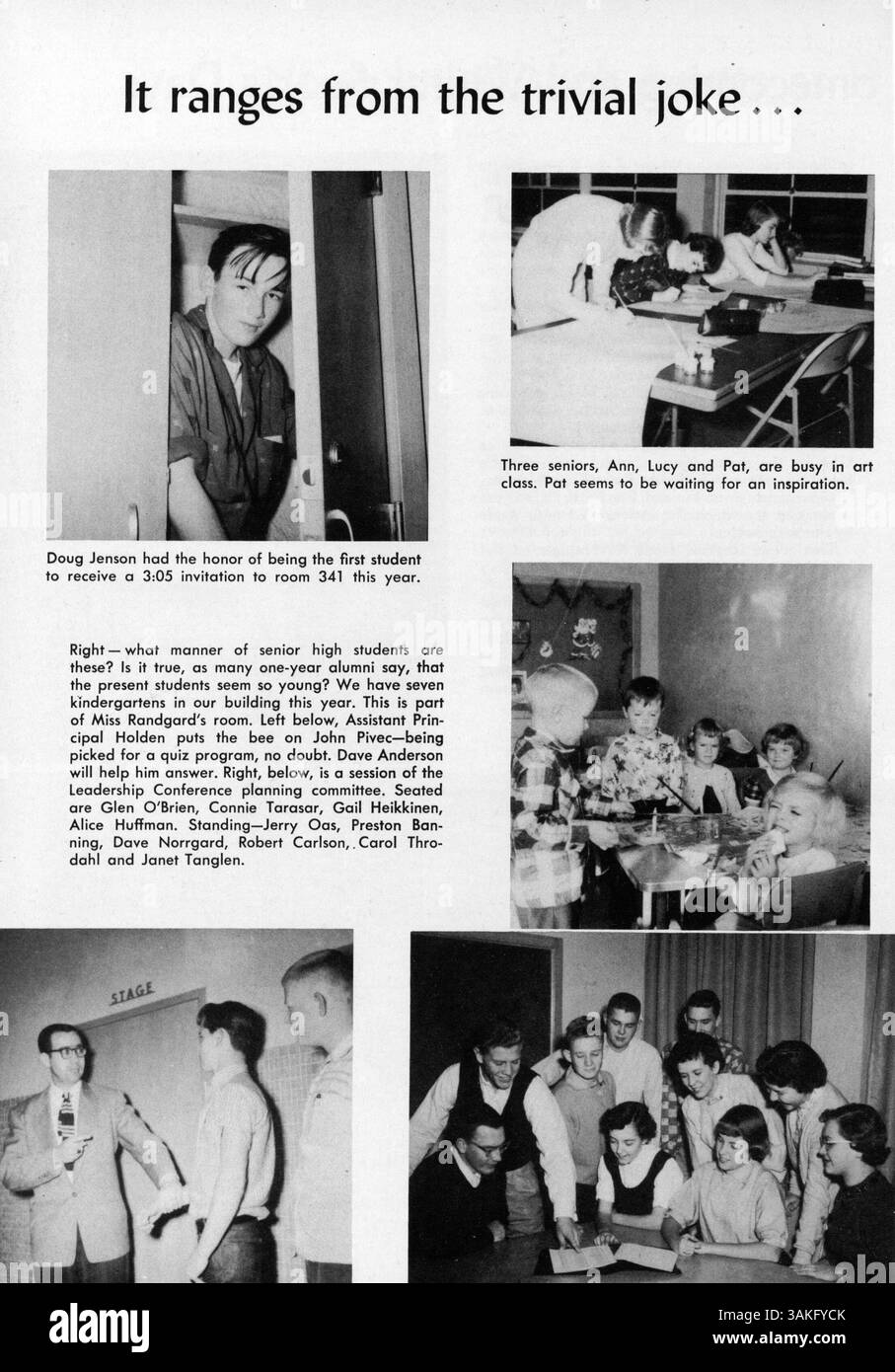 The 'Warrior 1956' Hopkins High Yearbook captures key events and the ...