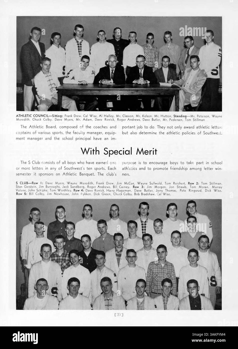 The 1956 'Wagistanian' yearbook from Southwest High School showcases ...