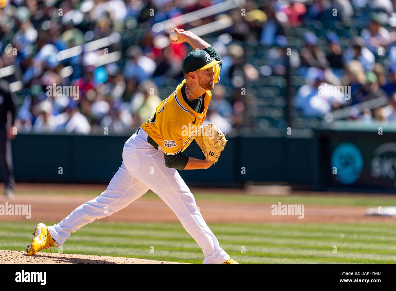 Sacramento, United States. 02nd Apr, 2025. Oakland Athletics starting ...