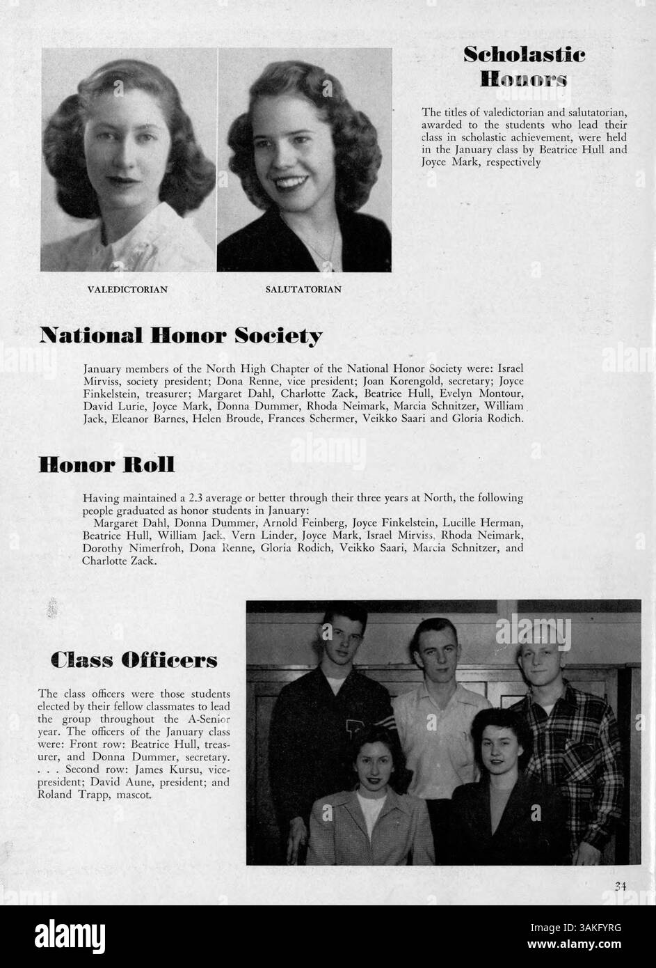 This 1946 edition of North High’s Polaris yearbook reflects the major ...