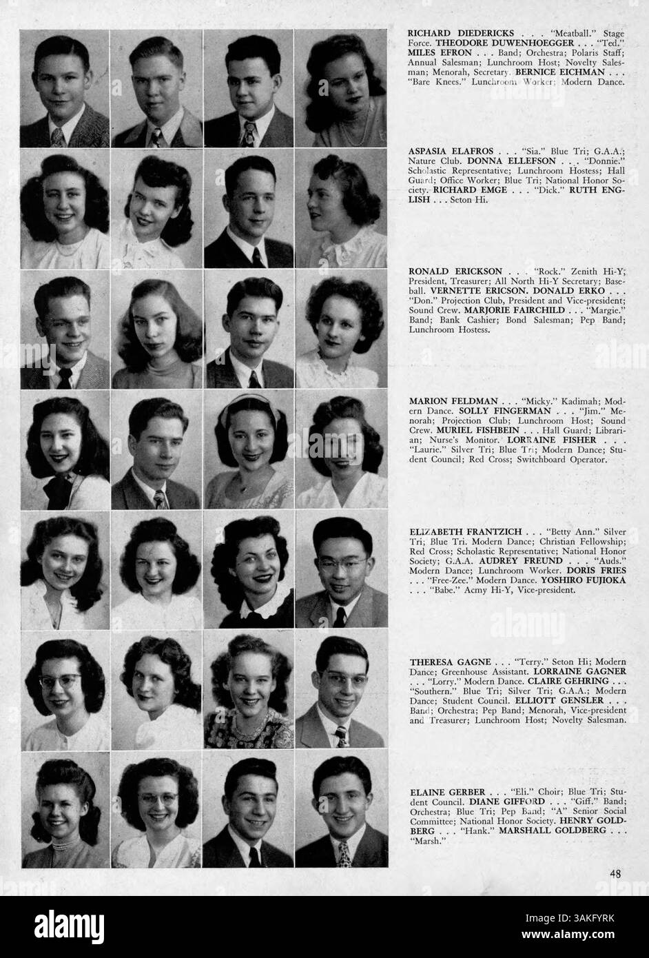 This yearbook from North High School in 1946 offers a look back at the ...