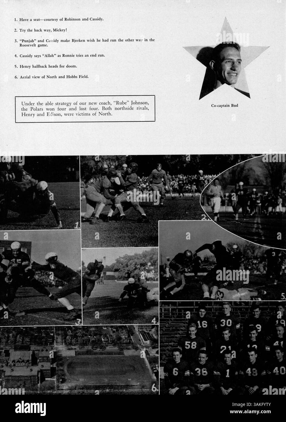 The 1946 'Polaris' yearbook from North High School highlights the 1945 ...