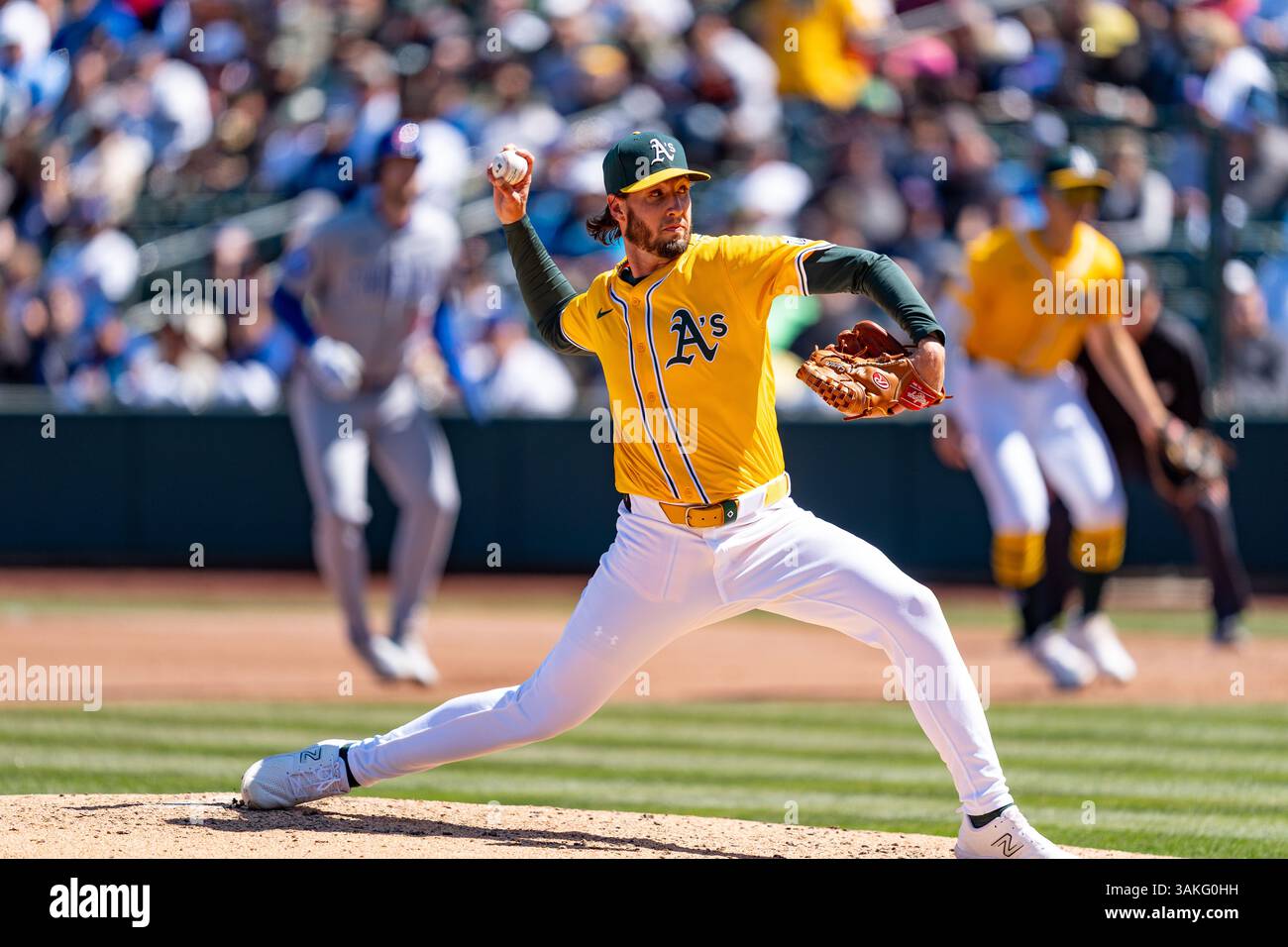 Sacramento, United States. 02nd Apr, 2025. Oakland Athletics Mitch ...