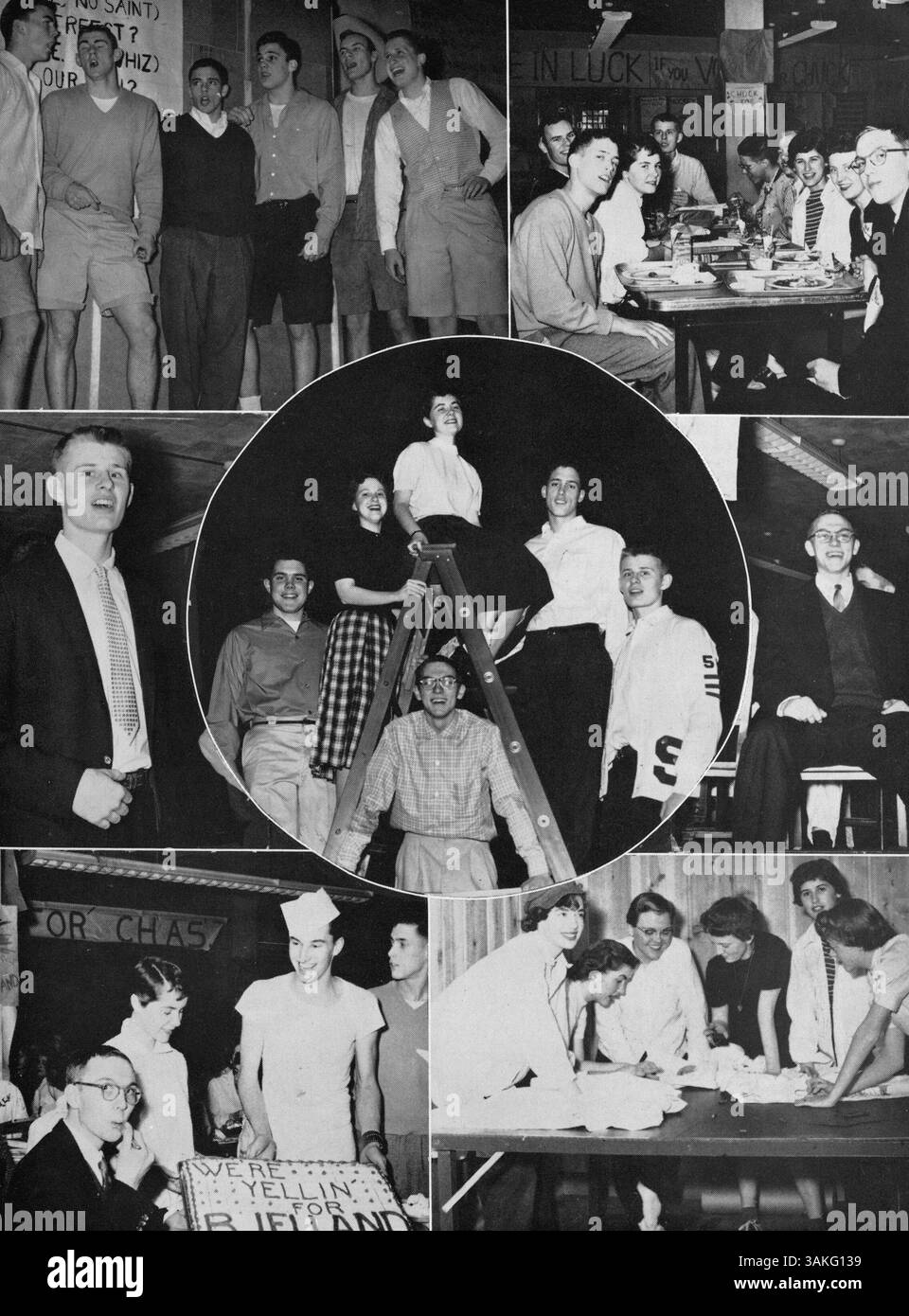 This 1956 'Wagistanian' yearbook from Southwest High School documents ...