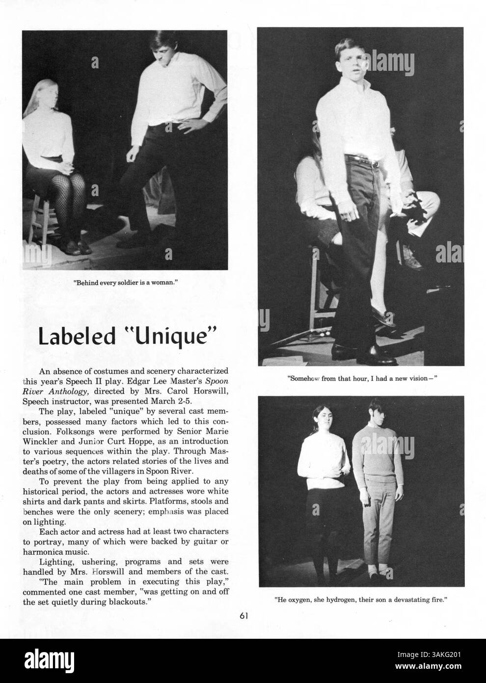 This 1967 yearbook from University High School showcases students ...