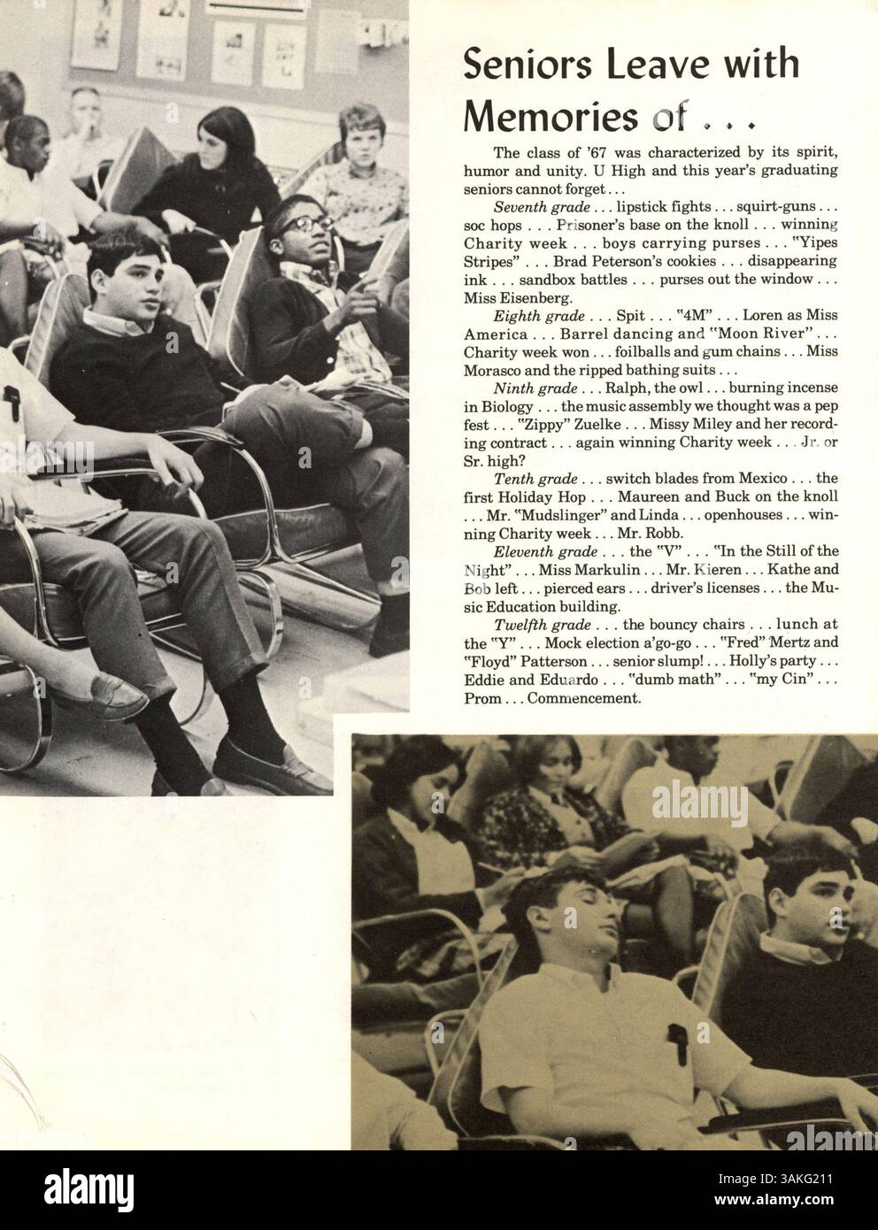 This yearbook highlights key moments from the 1966-1967 academic year ...