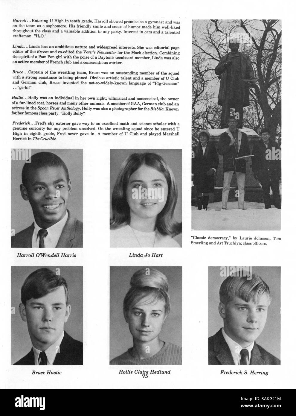 This 1967 University High School yearbook chronicles the school year's ...