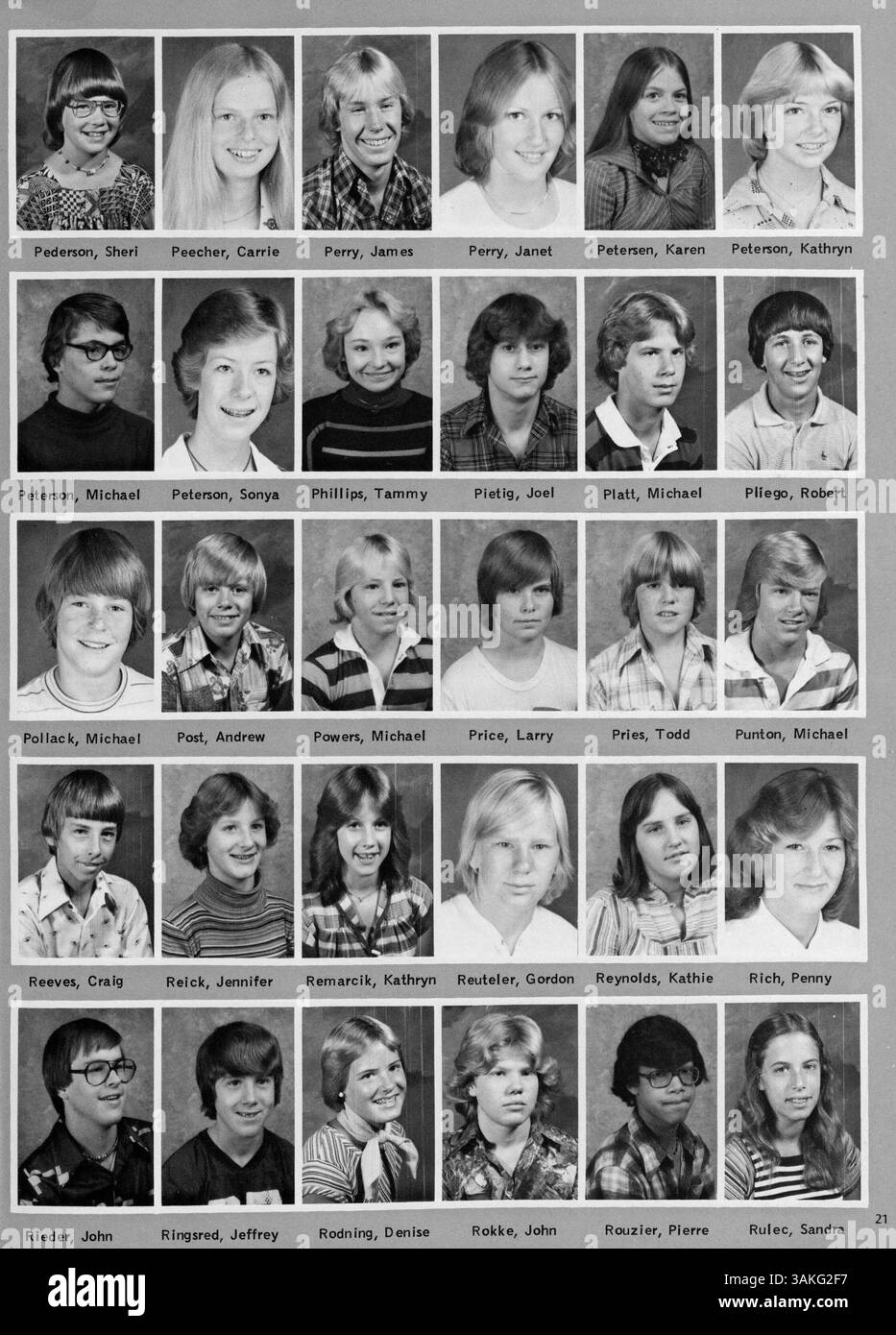 Reflects the 1976 1977 academic year Black and White Stock Photos ...