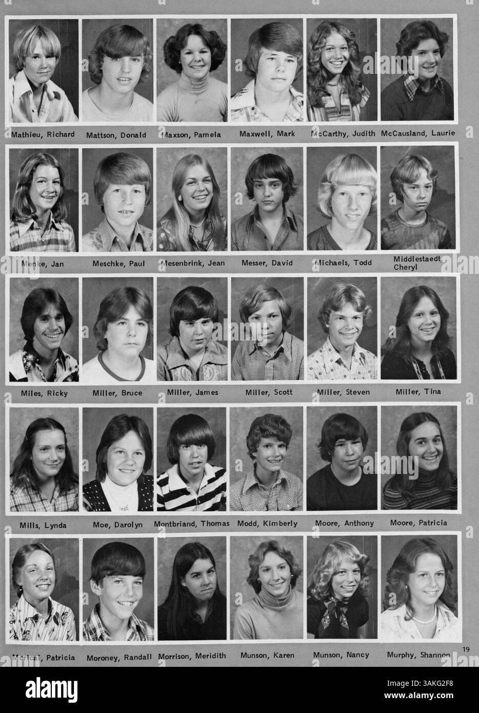This junior high school yearbook captures the highlights of the 1976 ...