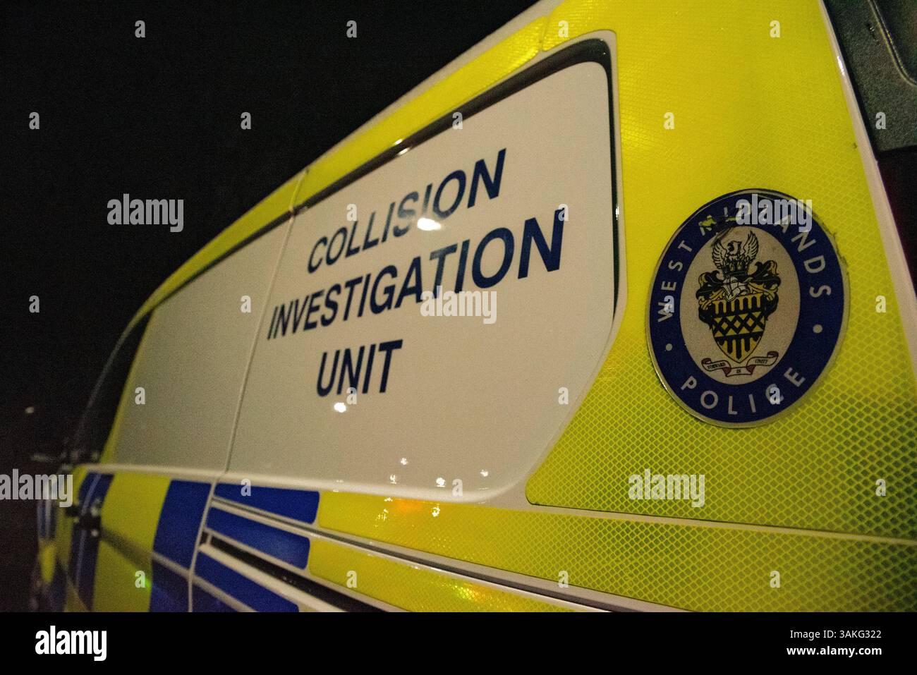 Collision Investigation Unit, West Midlands Police Stock Photo - Alamy