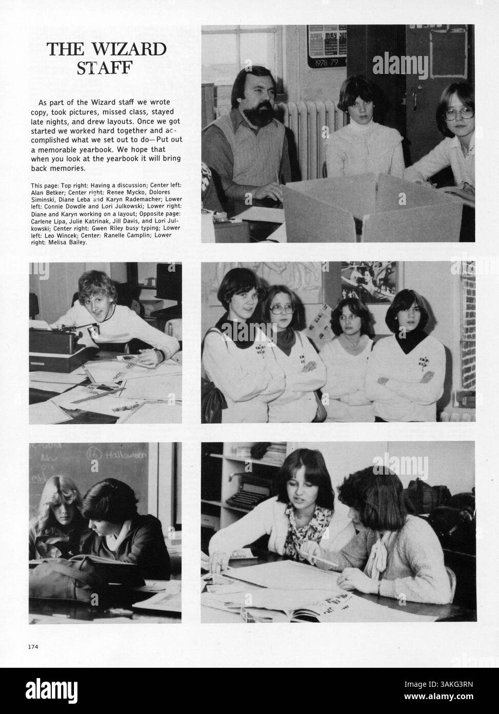 The Edison Yearbook from 1979, titled 'Wizard '79', features photos and information about ...