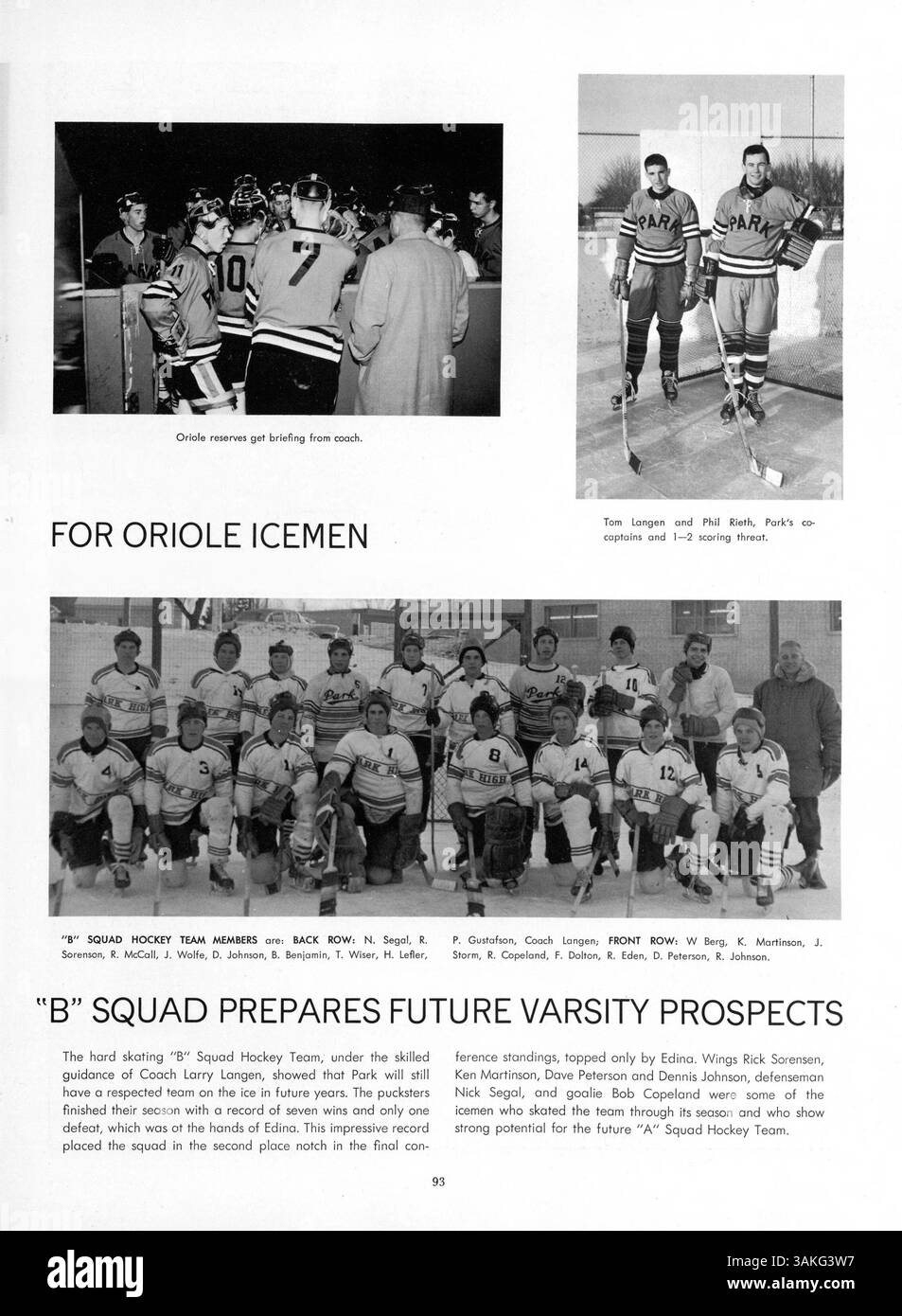 The 1962 Echowan yearbook from St. Louis Park High School captures the ...