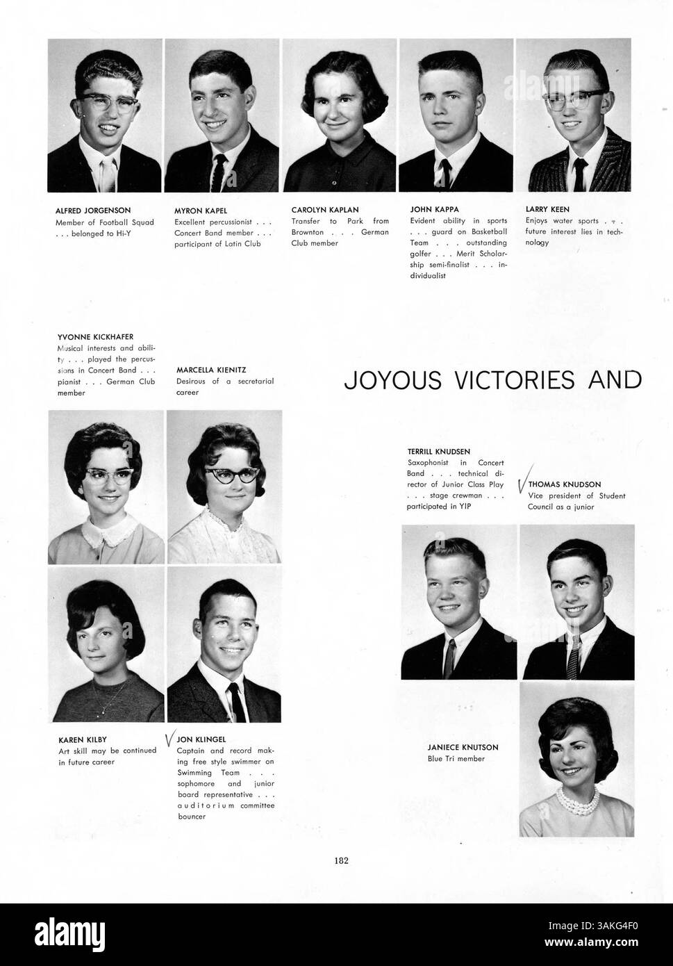 The 1962 Echowan yearbook of St. Louis Park High School commemorates ...