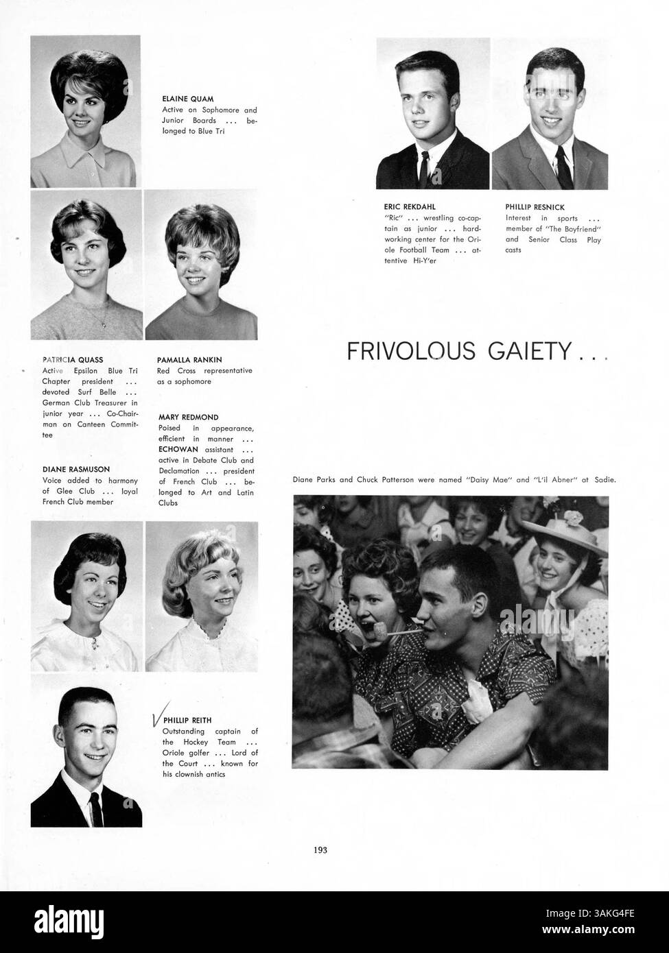 The 1962 'Echowan' Yearbook documents the notable events and student ...