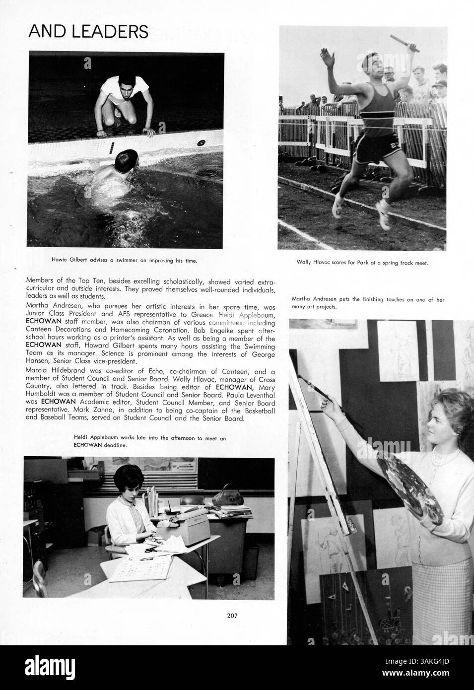 The 1962 'Echowan' Yearbook from St. Louis Park High School captures ...