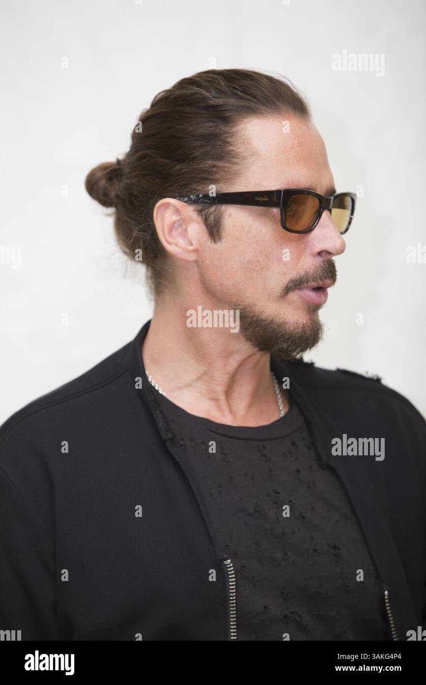 April 12, 2017 - Hollywood, California, U.S. - CHRIS CORNELL promotes ...