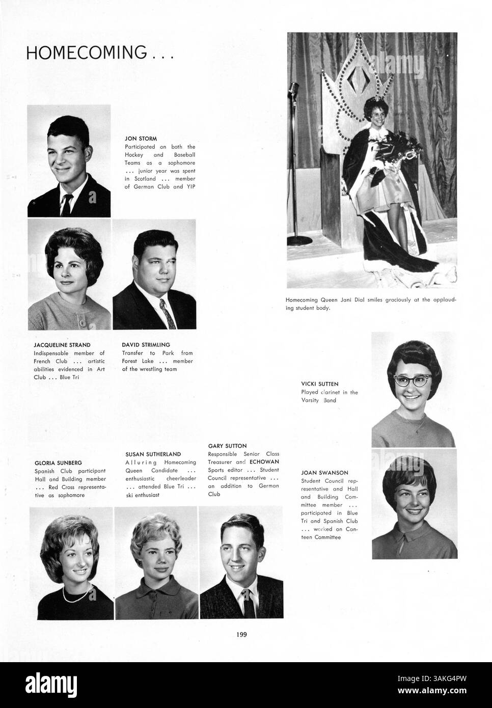 The 1962 Echowan Yearbook from St. Louis Park High School captures the ...