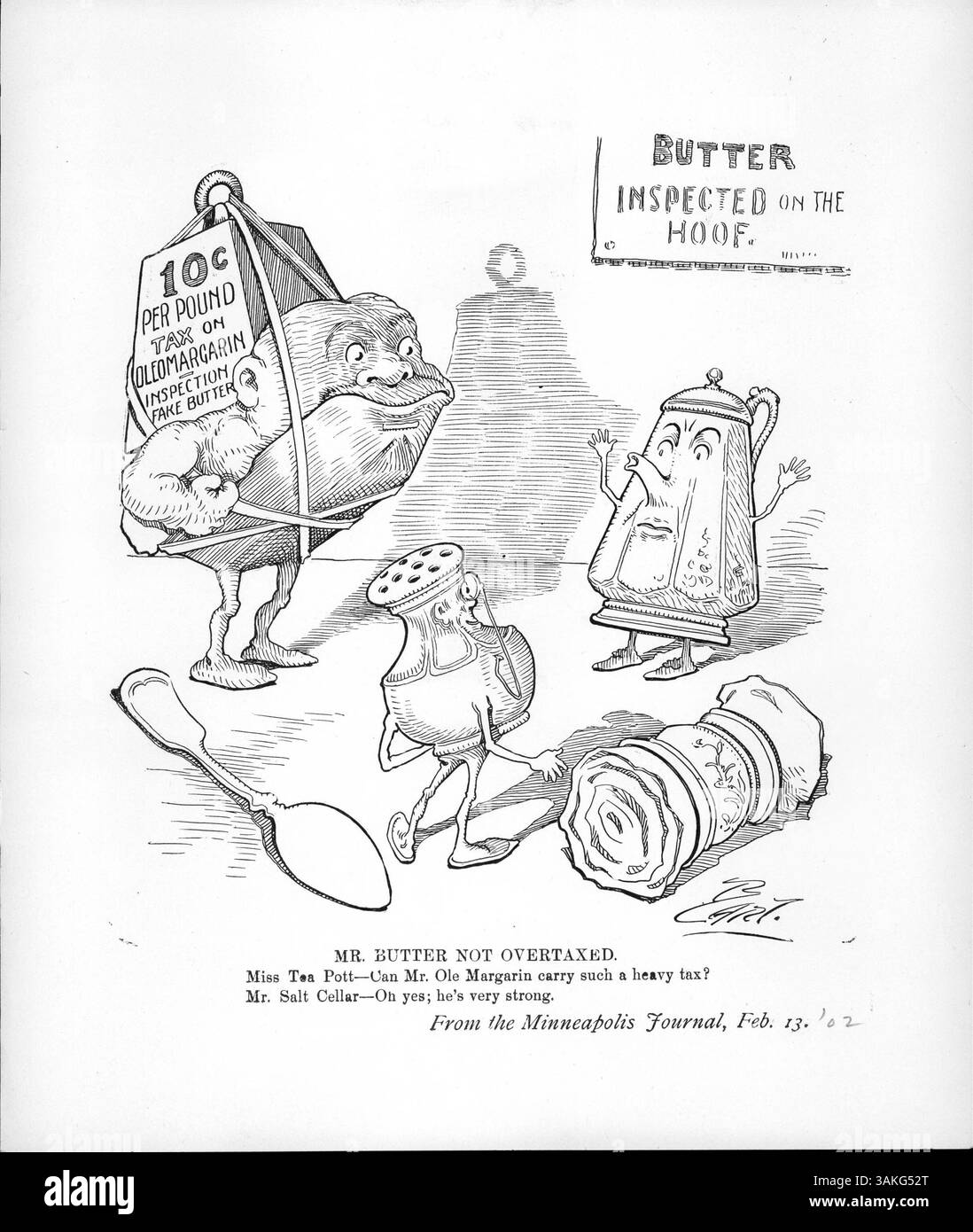 This satirical image illustrates a humorous take on the 10-cent per ...