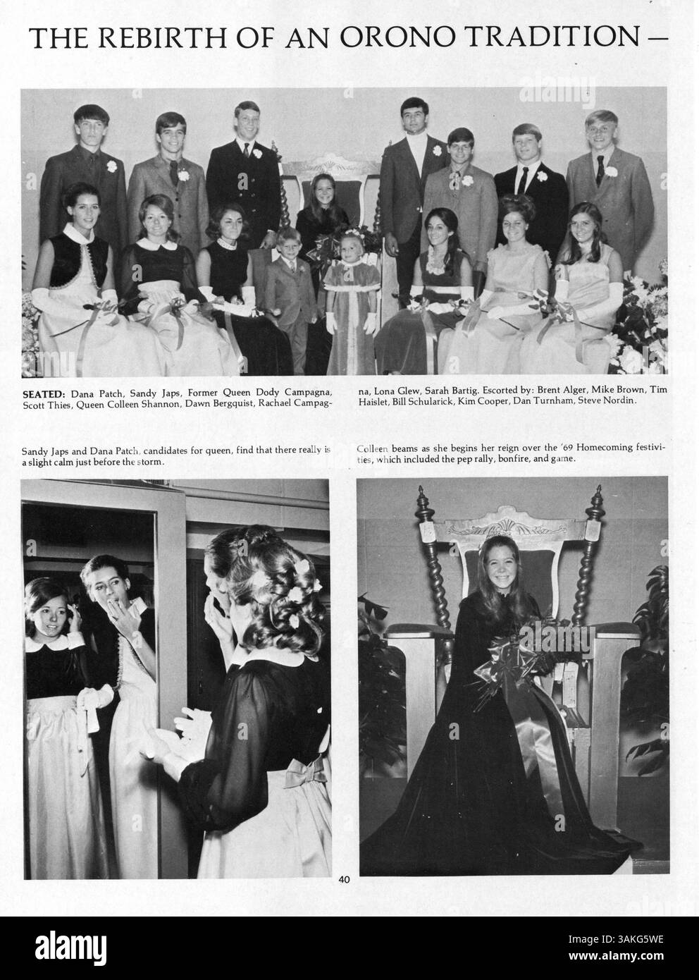 The 1970 Orono High School yearbook, titled '70 Spartan,' captures the ...