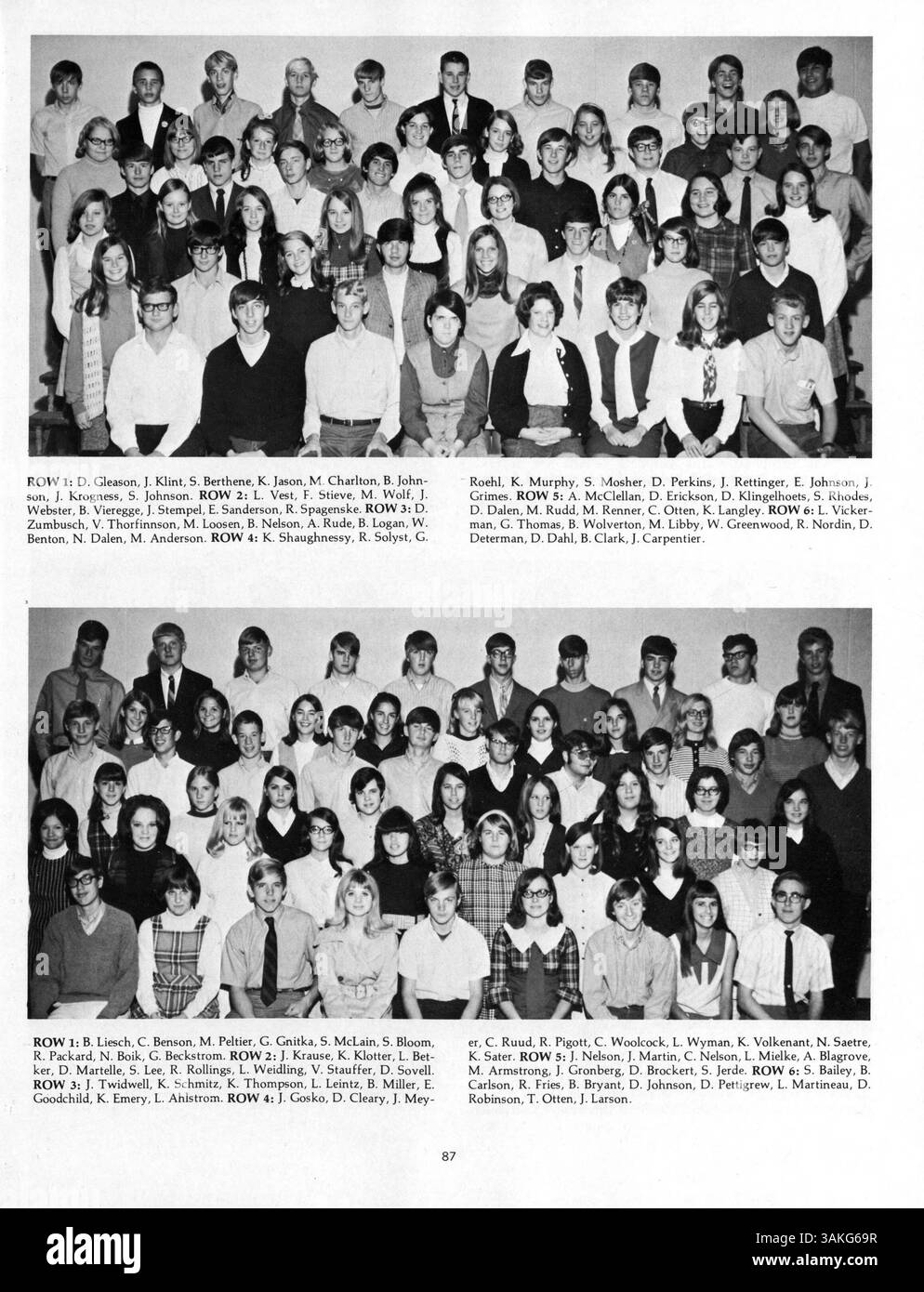 This high school yearbook from 1970 captures the key events of the 1969 ...