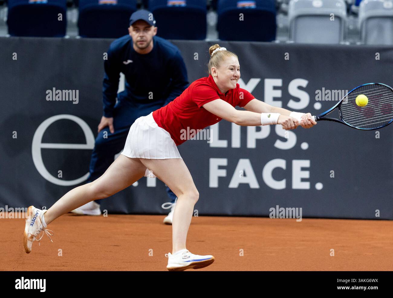 Radom Sports Center, Radom, Poland. 12th Apr, 2025. Billie Jean King ...