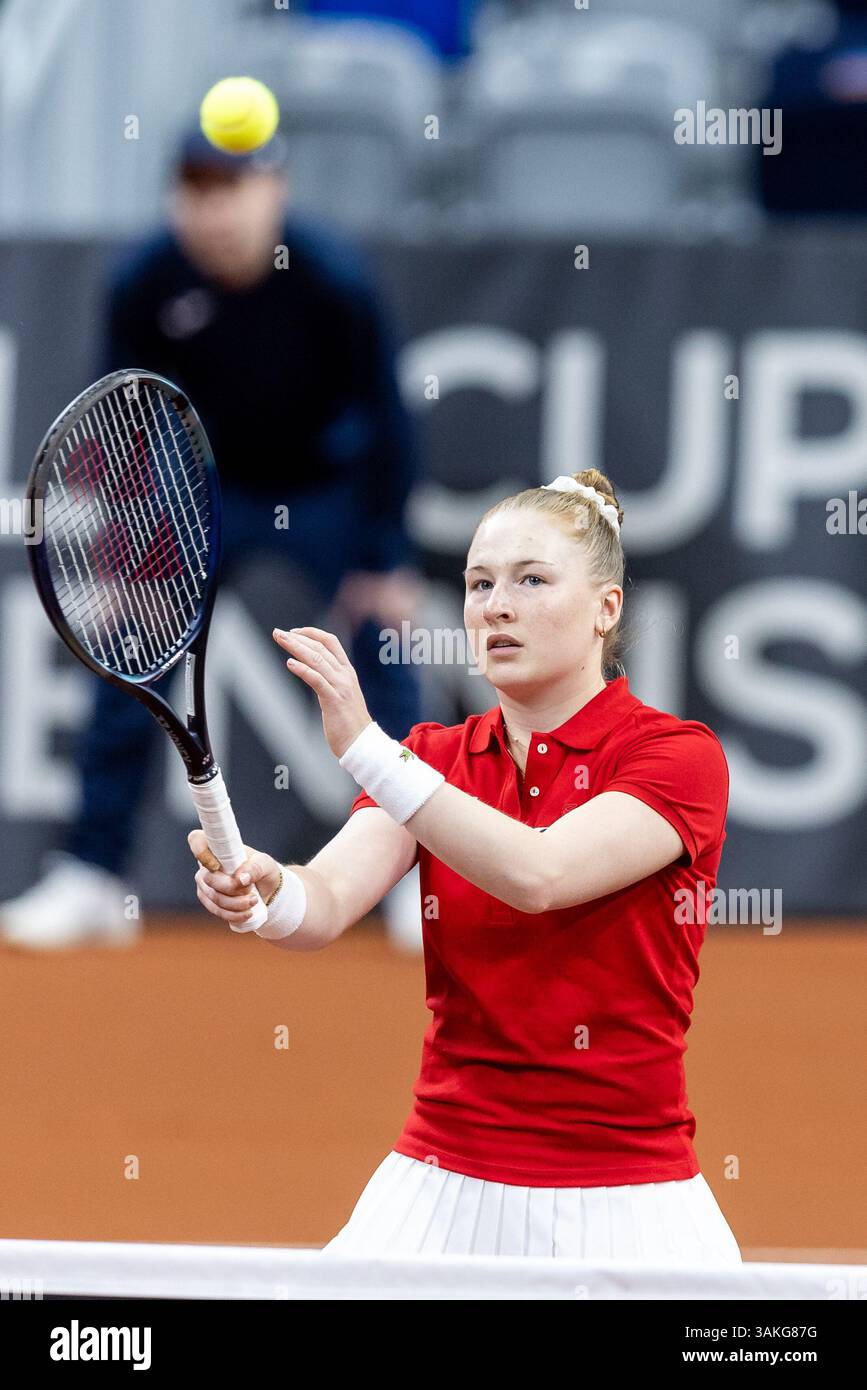 Radom Sports Center, Radom, Poland. 12th Apr, 2025. Billie Jean King ...