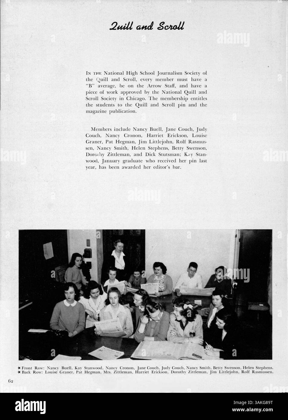 The 1944 'Wagistanian' yearbook from Southwest High School features students, teachers, athletic ...