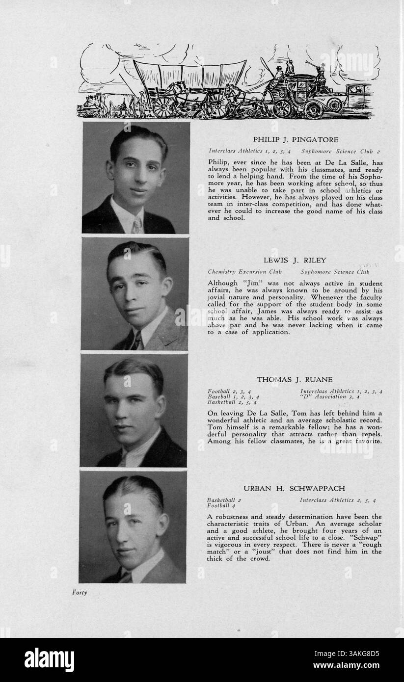 The 1930 De La Salle Yearbook captures key moments of student life ...