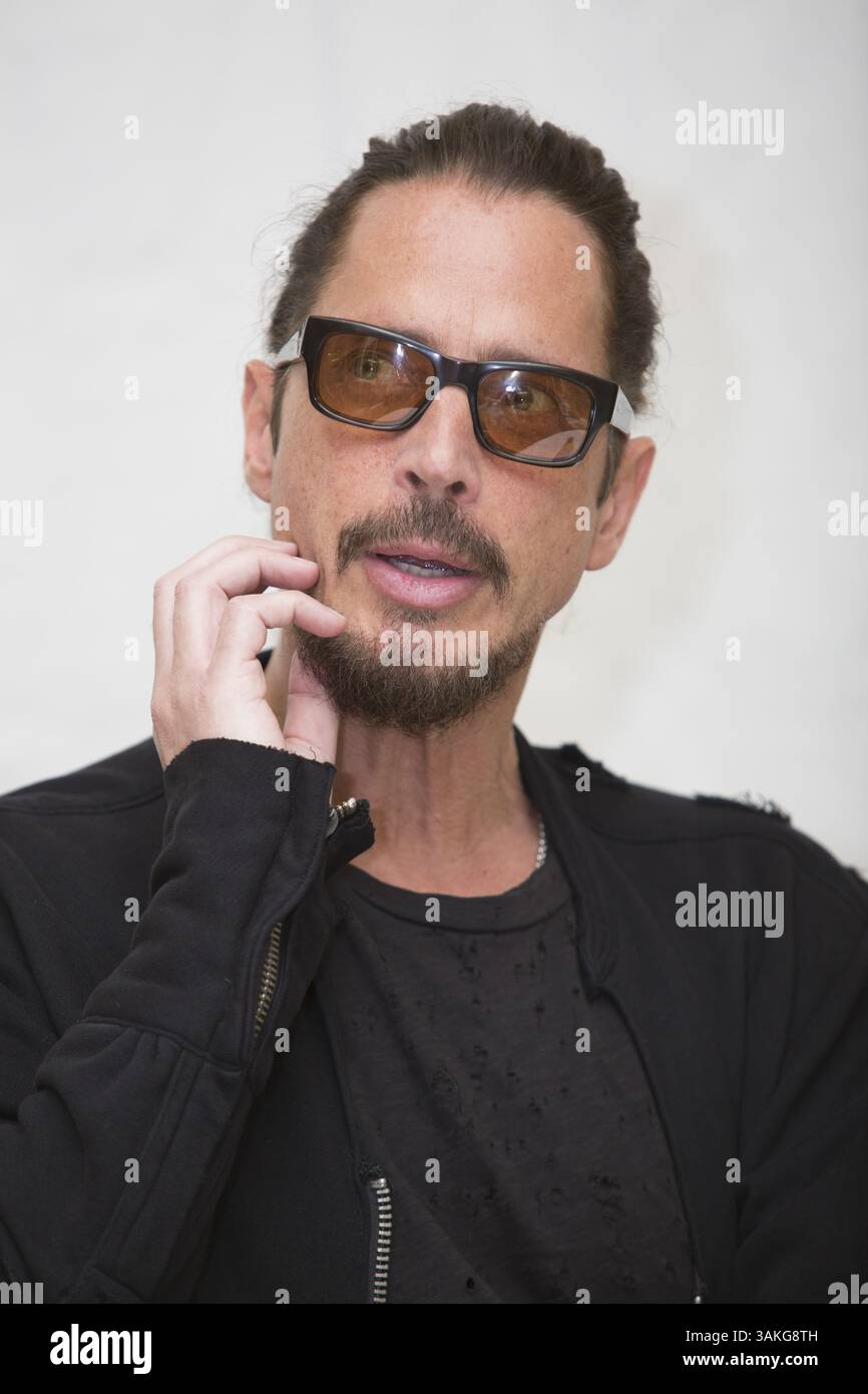 April 12, 2017 - Hollywood, California, U.S. - CHRIS CORNELL promotes ...