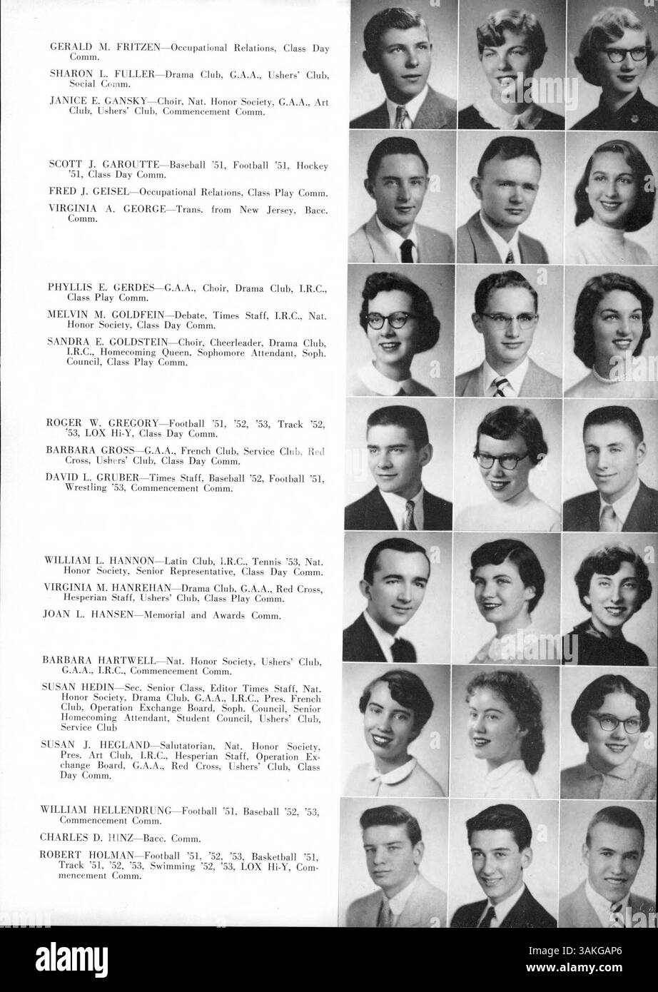 The Hesperian 1954 yearbook chronicles the events of the 1953-1954 ...