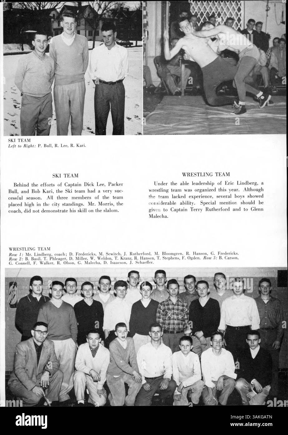 The 'Hesperian' yearbook for 1954 documents the significant academic ...