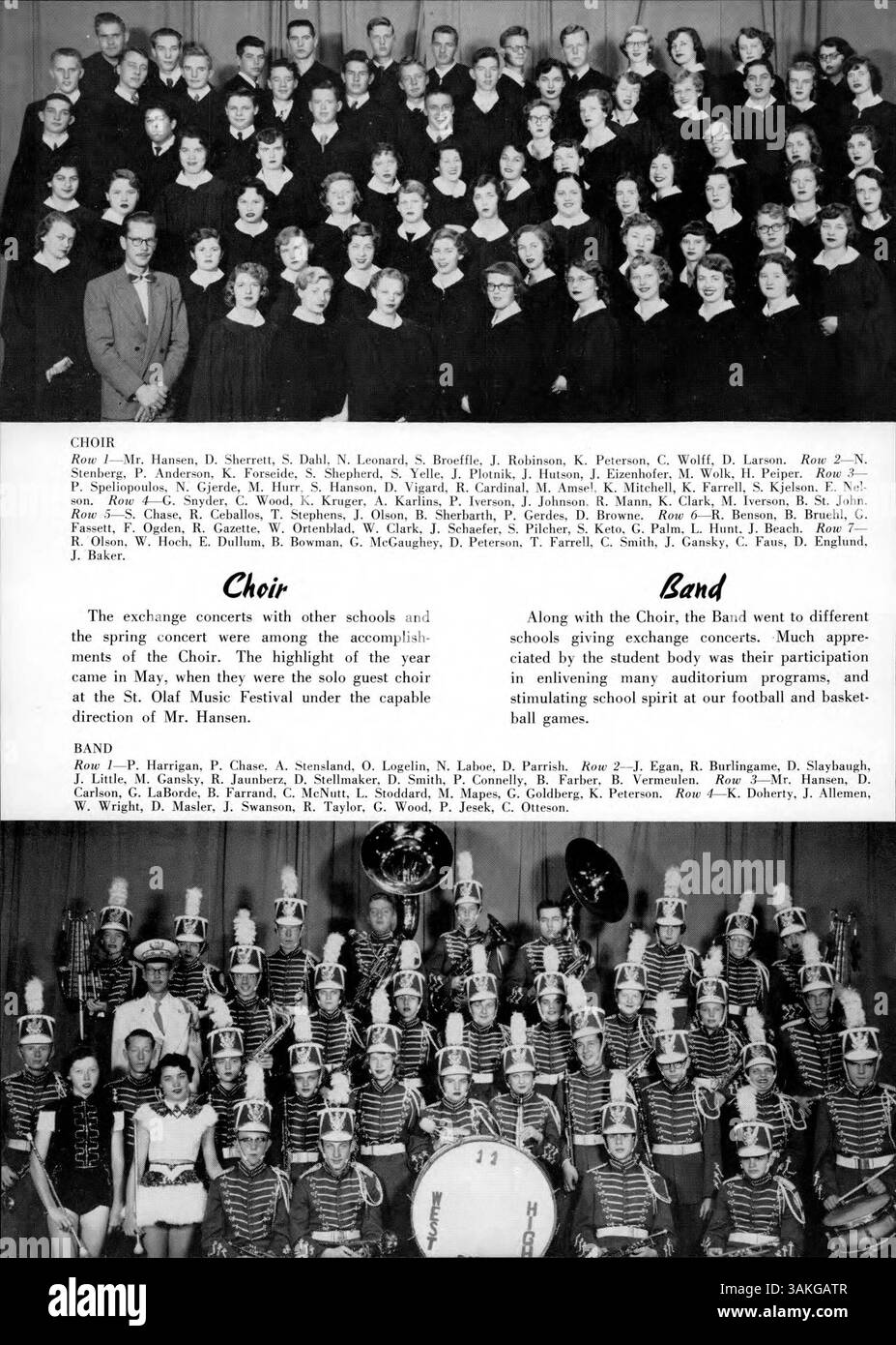 The 1954 'Hesperian' yearbook from West High offers a comprehensive ...