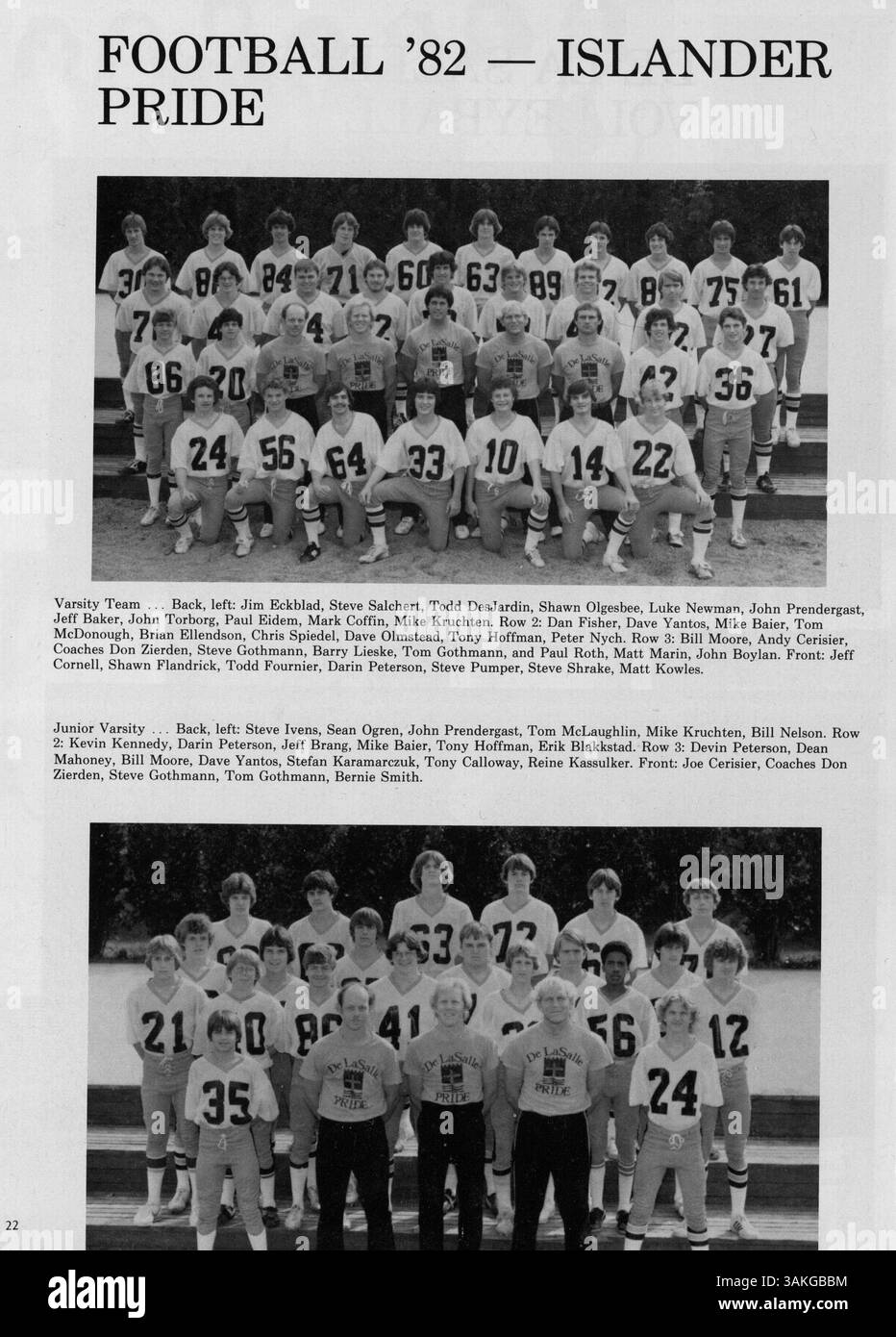 This high school annual, titled 'Delta '82,' documents the students ...