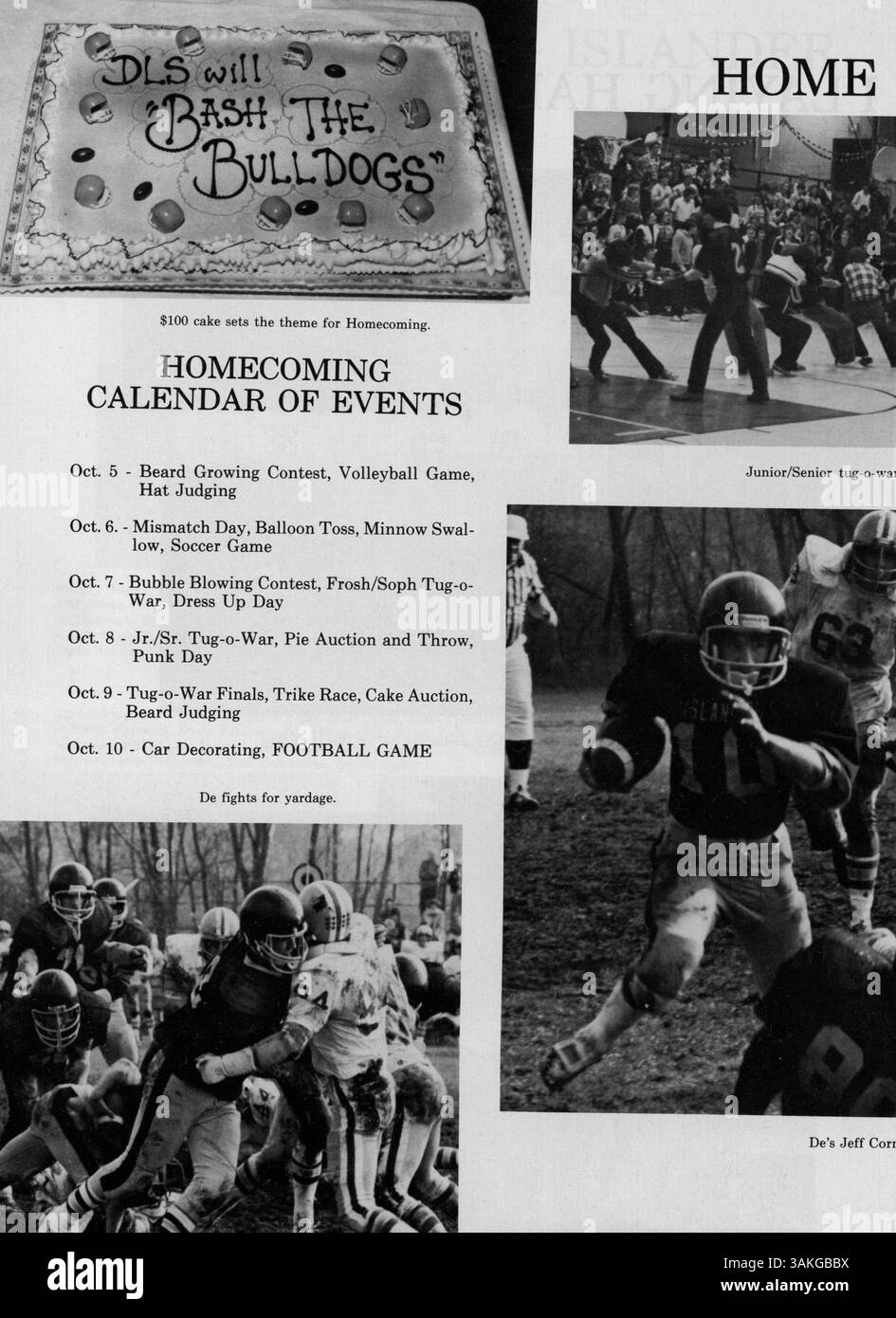 This high school annual, titled 'Delta '82,' documents the students ...