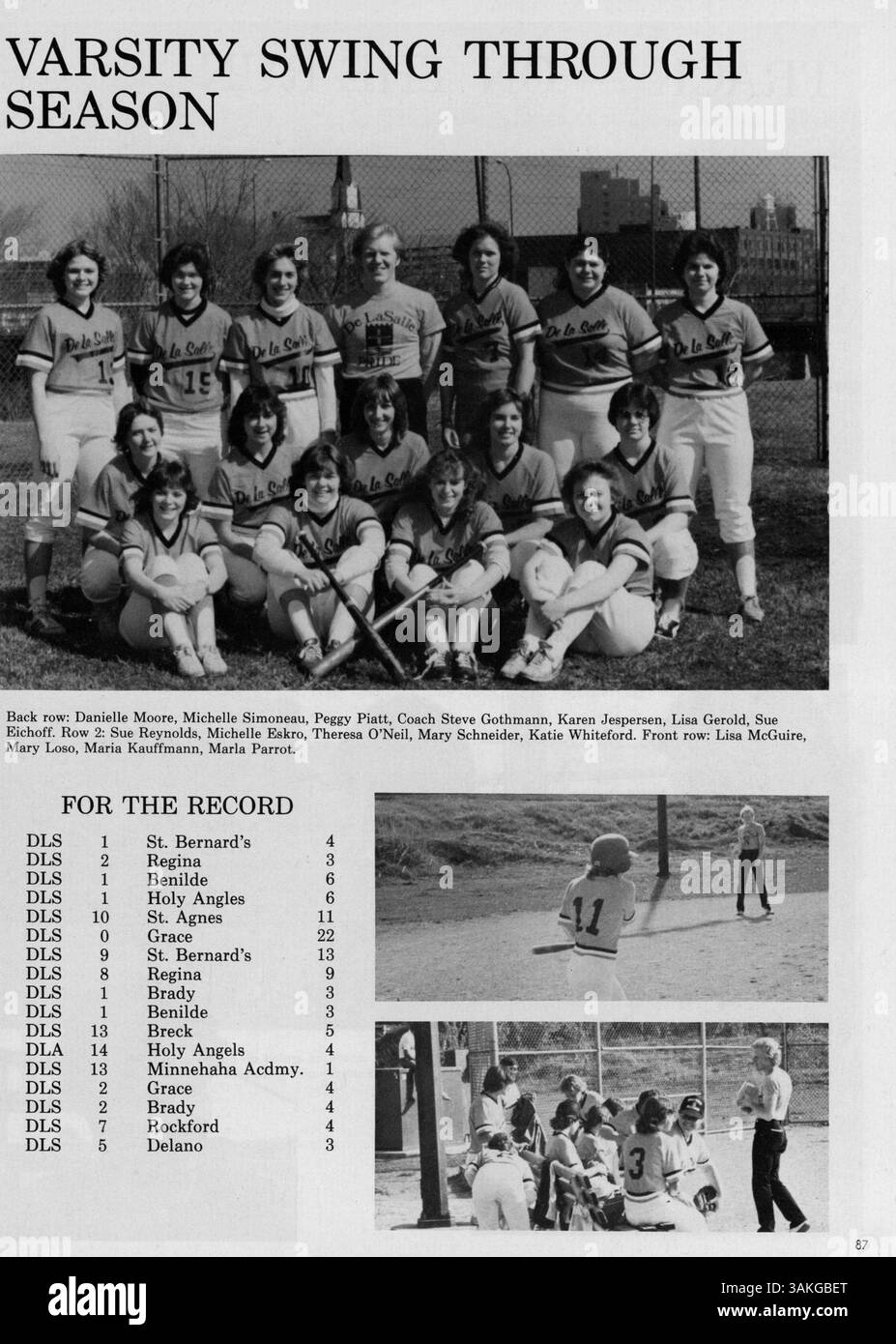 The 1982 'Delta' yearbook from De La Salle High School highlights the students, teachers ...