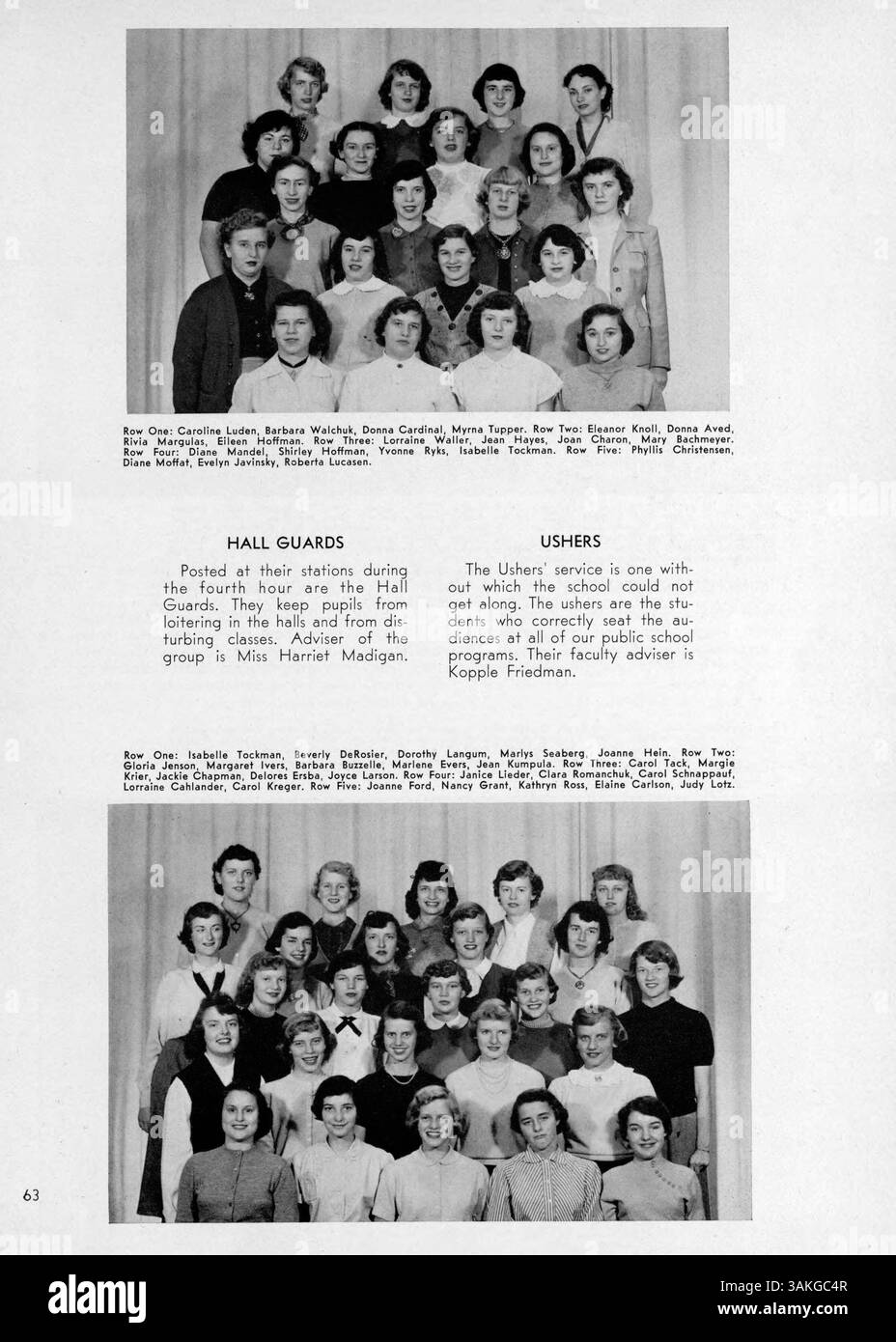 The 1952 North High Yearbook, Polaris, captures moments from the 1951 ...