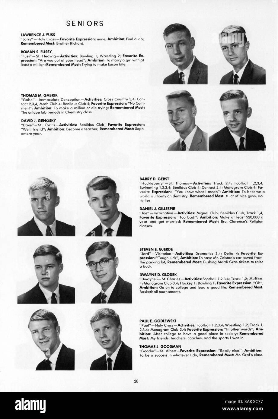 The 1965 Delta yearbook from De La Salle captures key moments from the ...